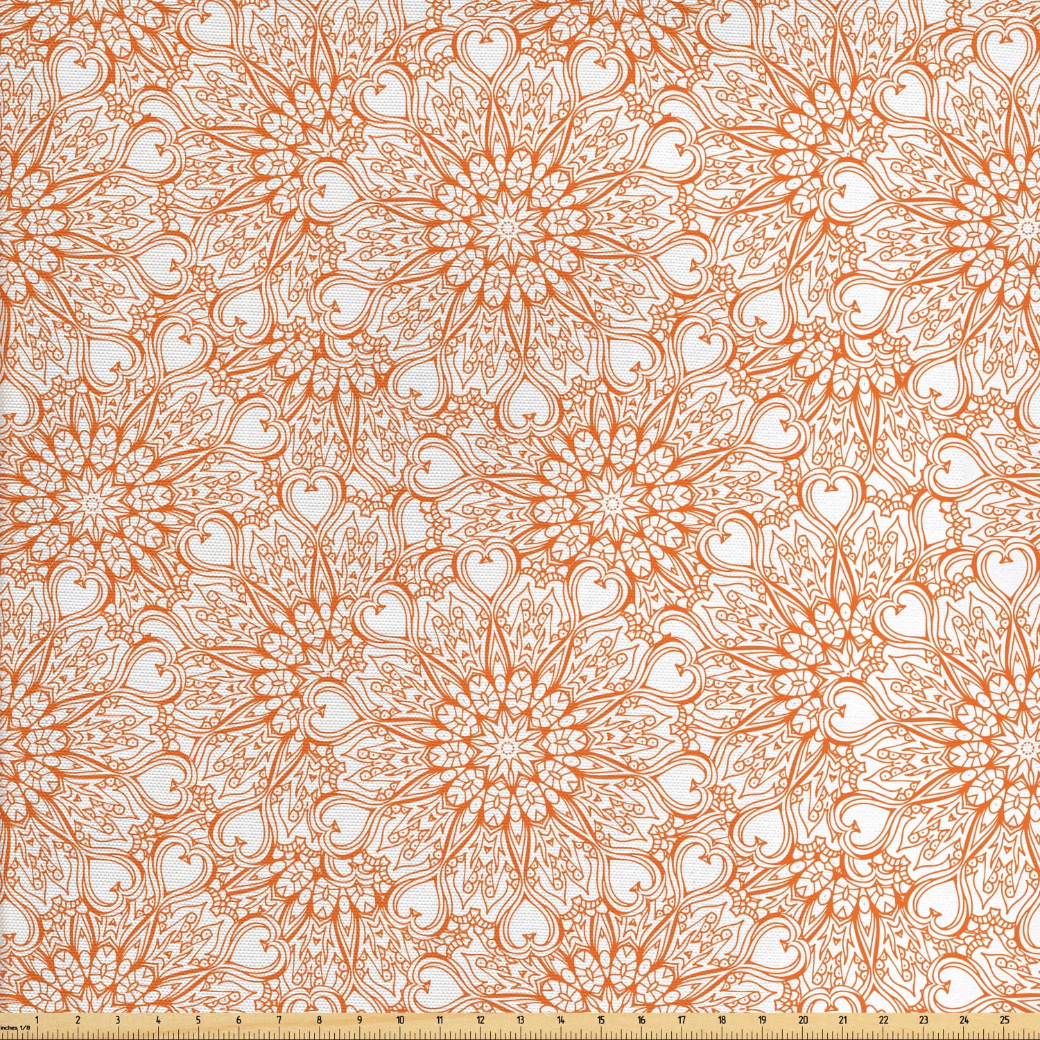 Ambesonne Abstract Fabric by the Yard Upholstery, Monotone Streaks ...