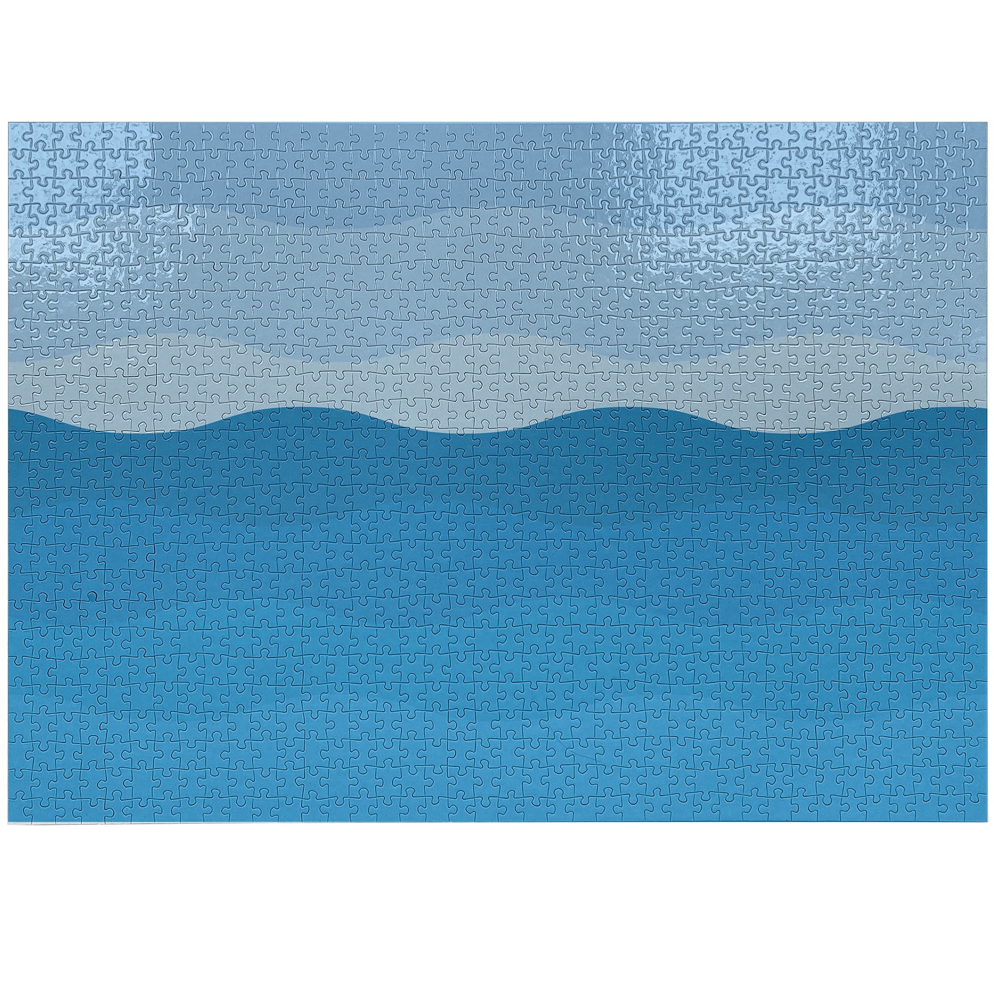 Ambesonne Abstract Jigsaw Puzzle Durable Cardboard, Rhythmic Wavy ...