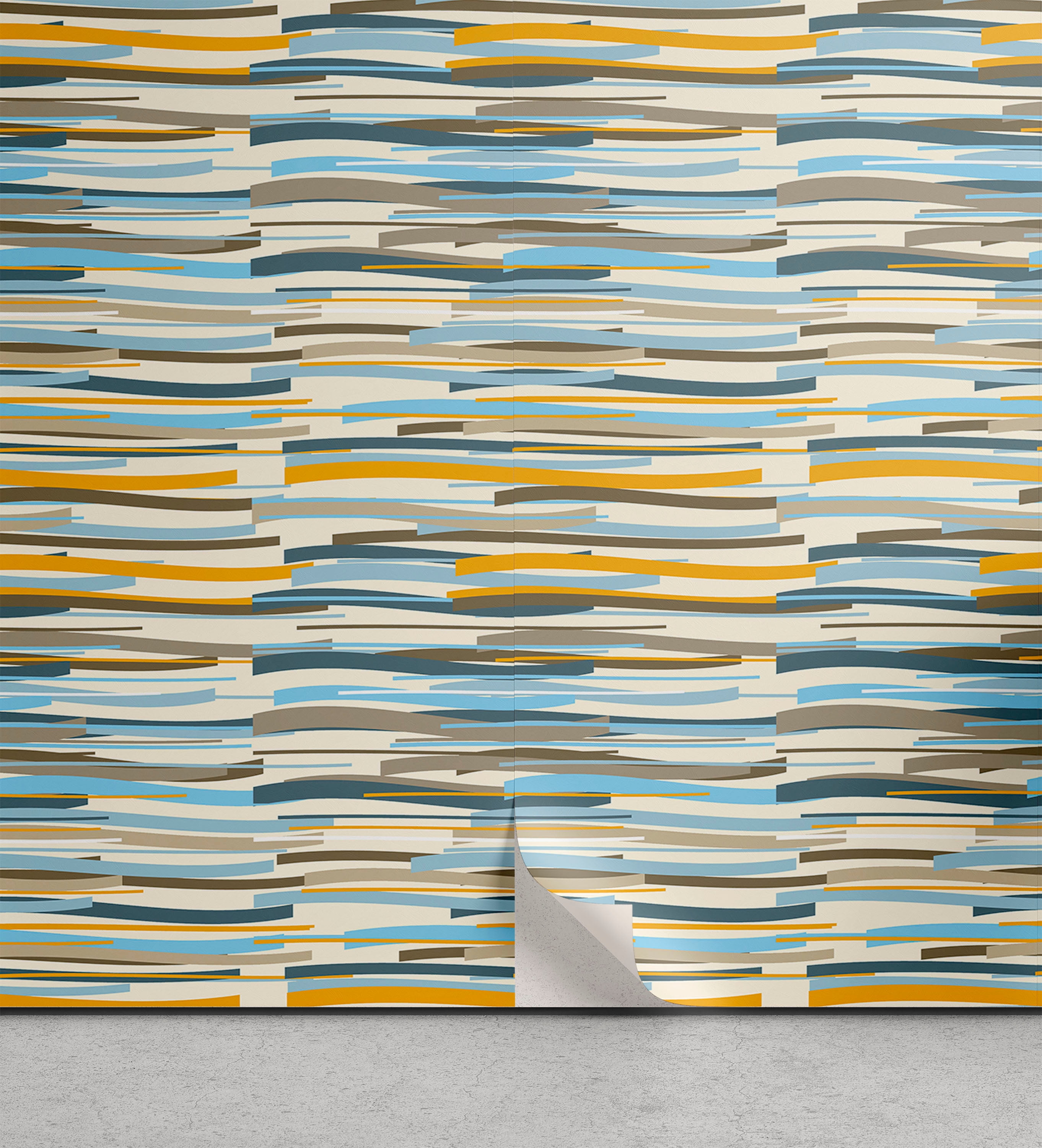 Ambesonne Abstract Modern Art Peel & Stick Wallpaper for Home, Stripes ...