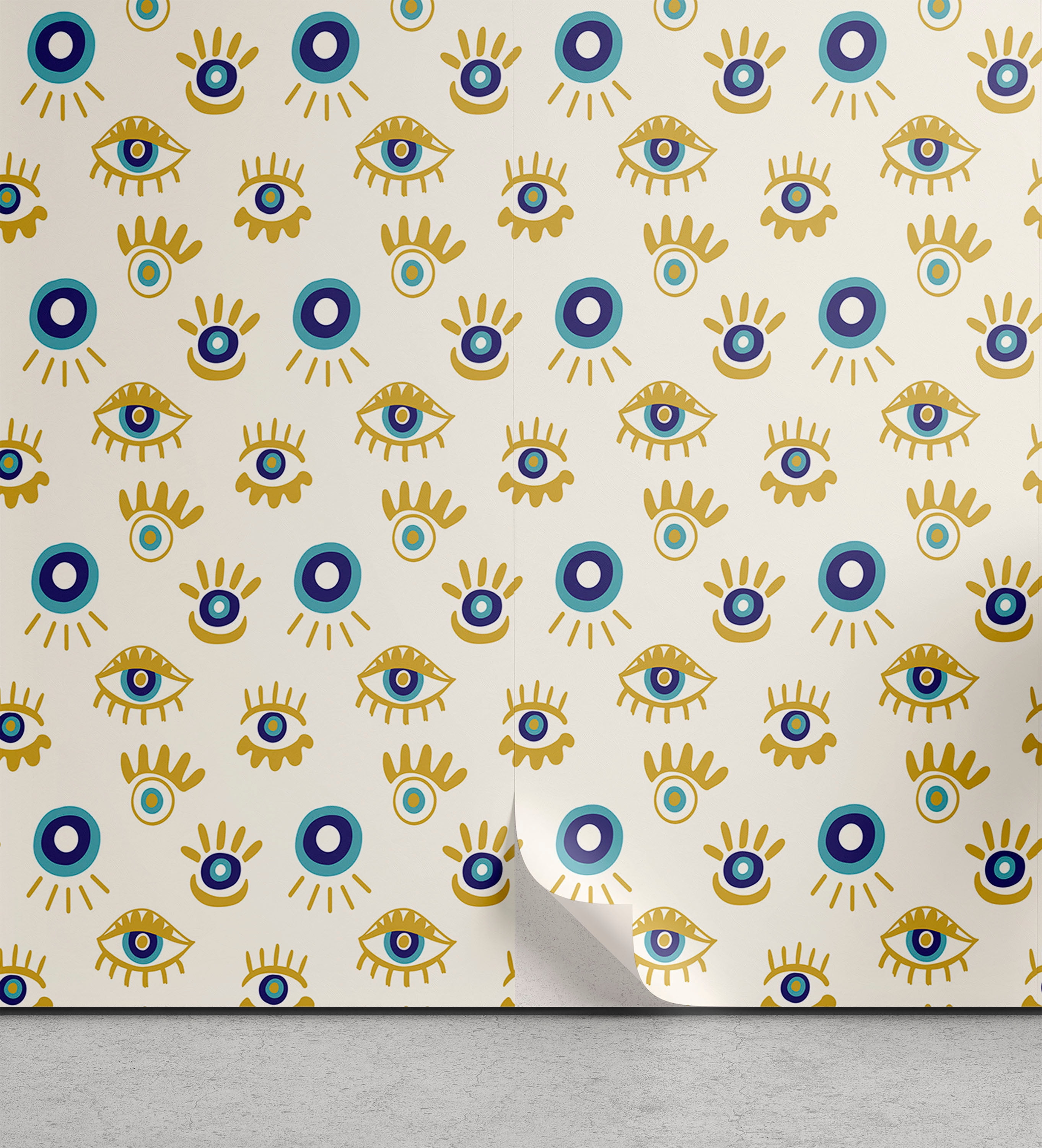 Ambesonne Abstract Peel & Stick Wallpaper for Home, Medieval Esotery ...