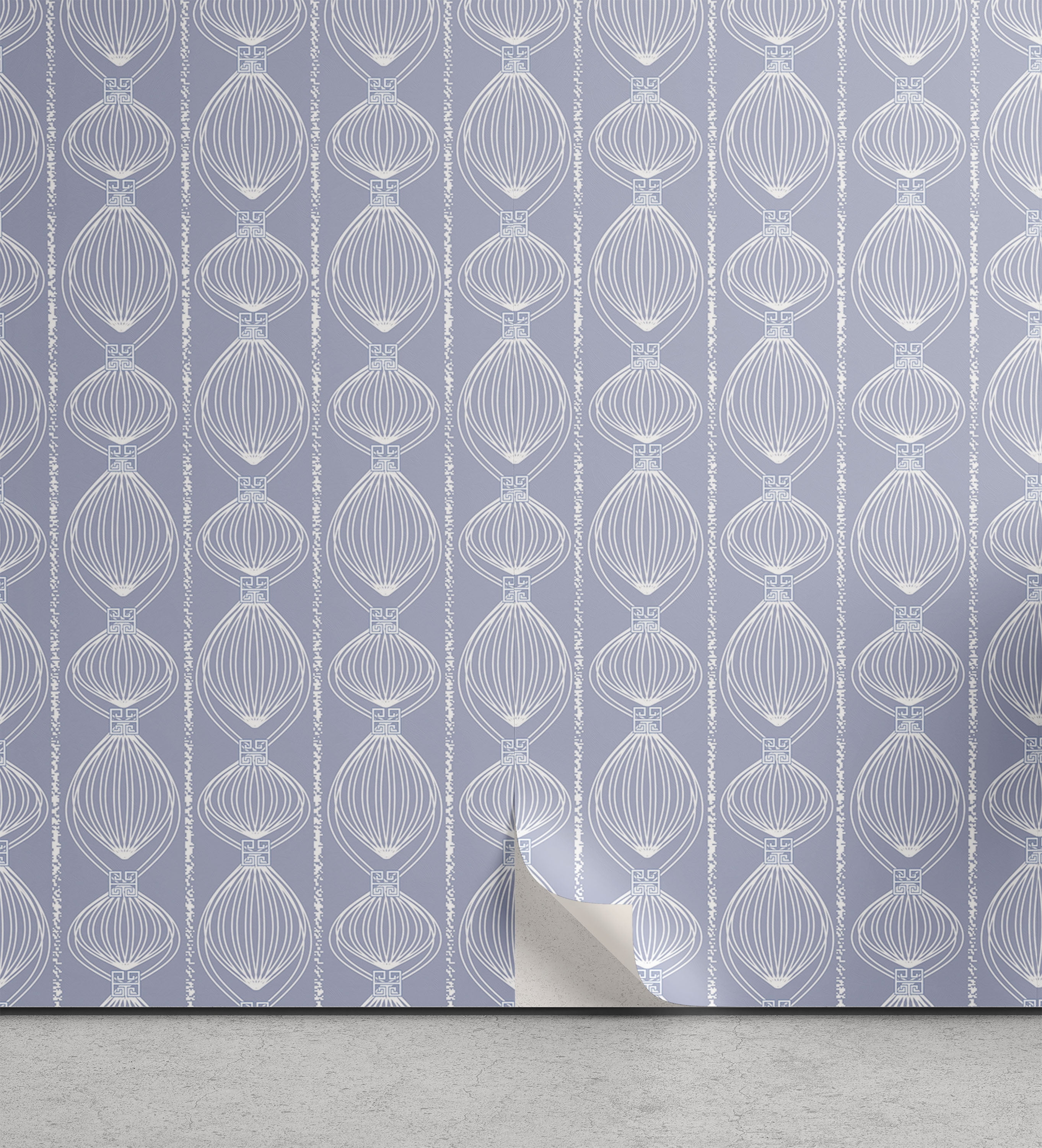 Ambesonne Abstract Peel & Stick Wallpaper for Home, Oval Shaped Ellipse ...