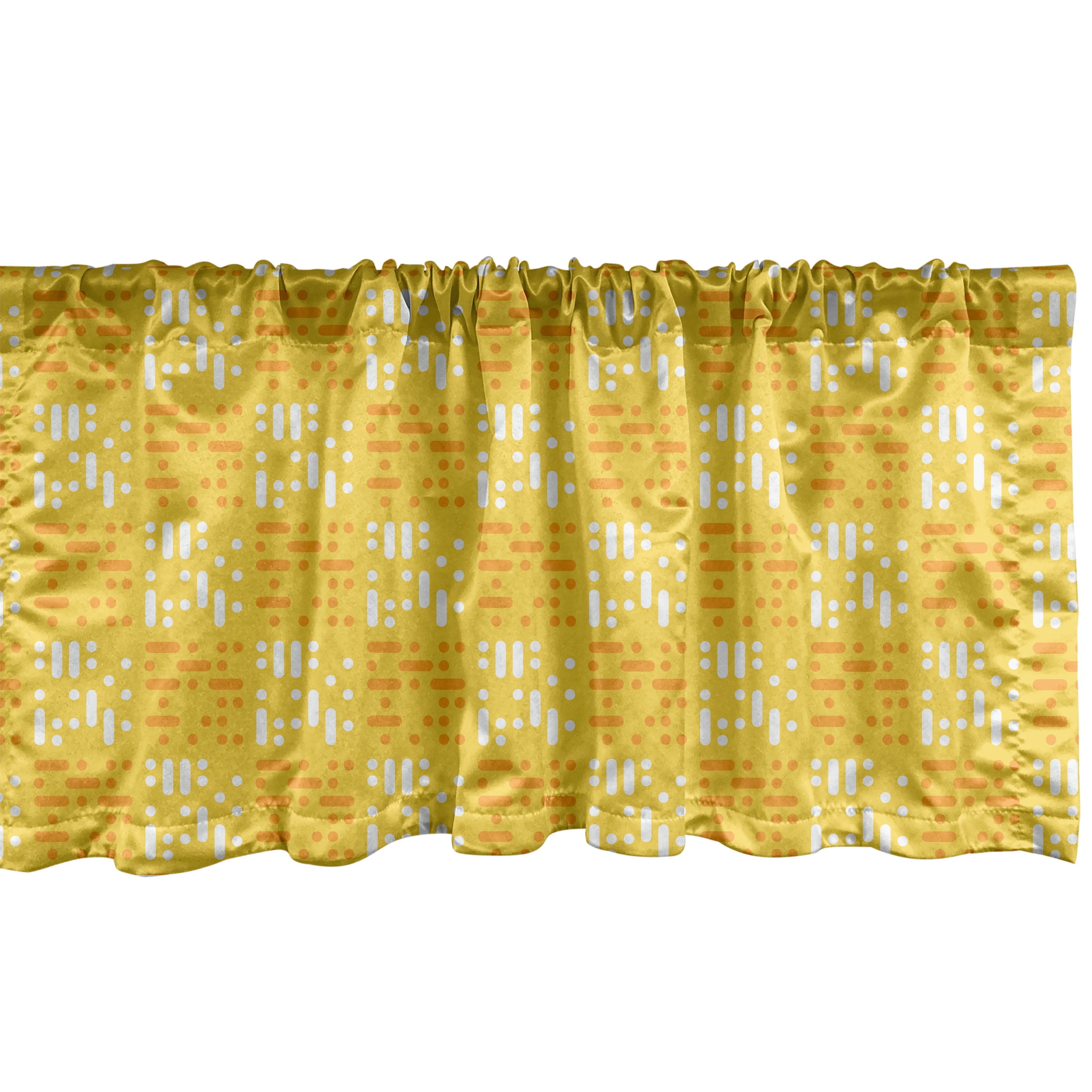 Ambesonne Abstract Window Valance, Modern Minimal Geometry, 54" X 18 ...
