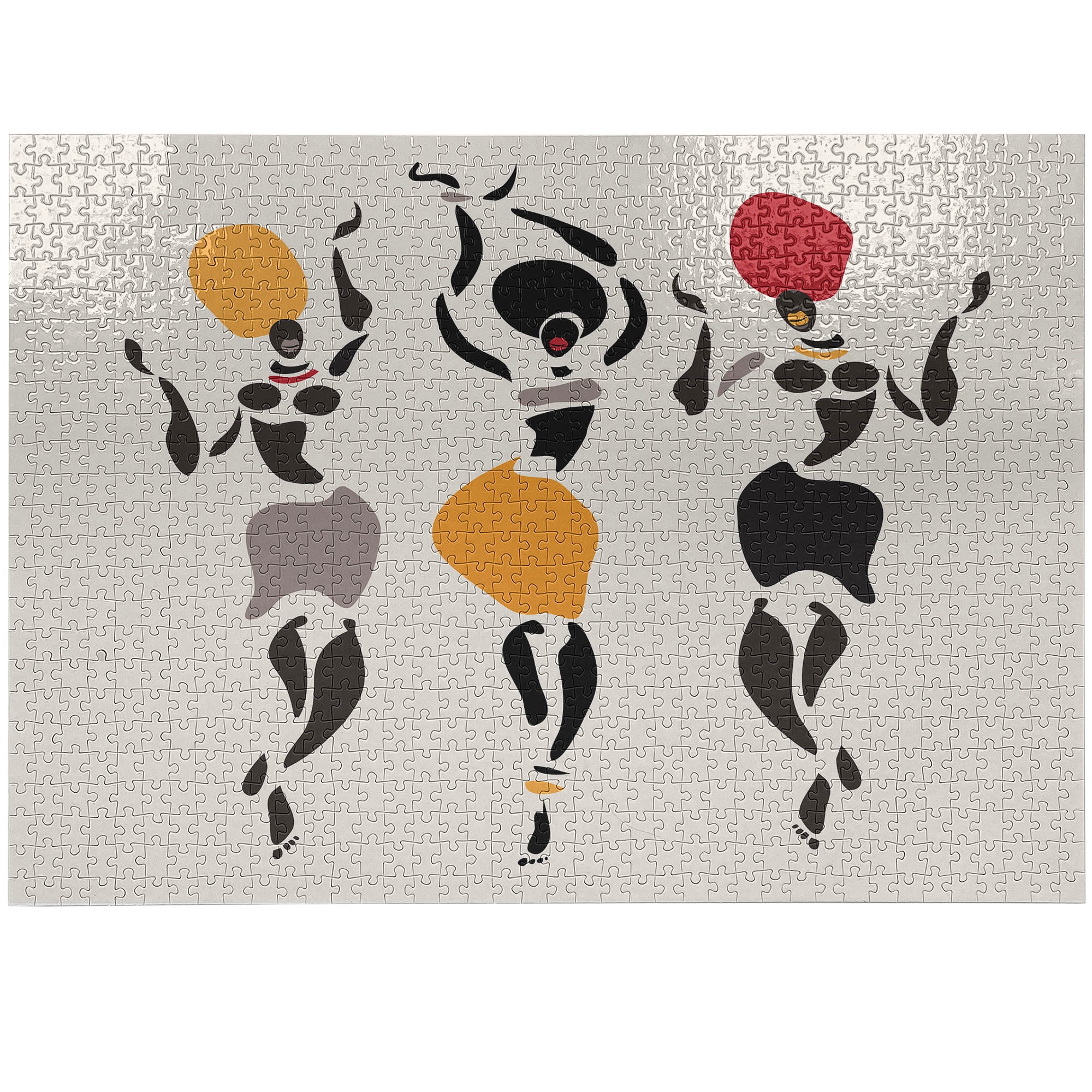 Ambesonne African Jigsaw Puzzle, Bohemian Ethnic, Heirloom-Quality Fun ...