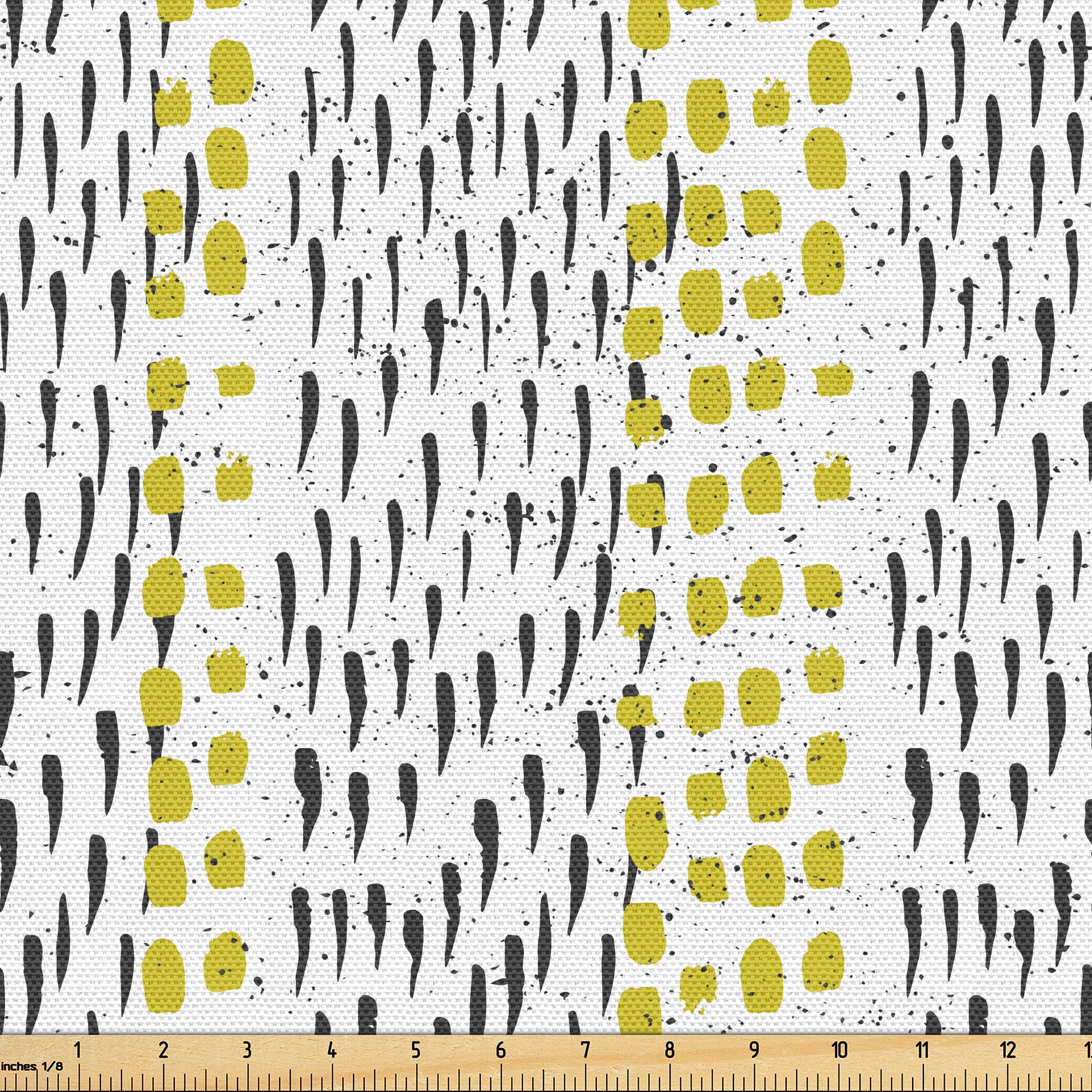 Ambesonne African Print Fabric by the Yard Upholstery, Animal Skin ...