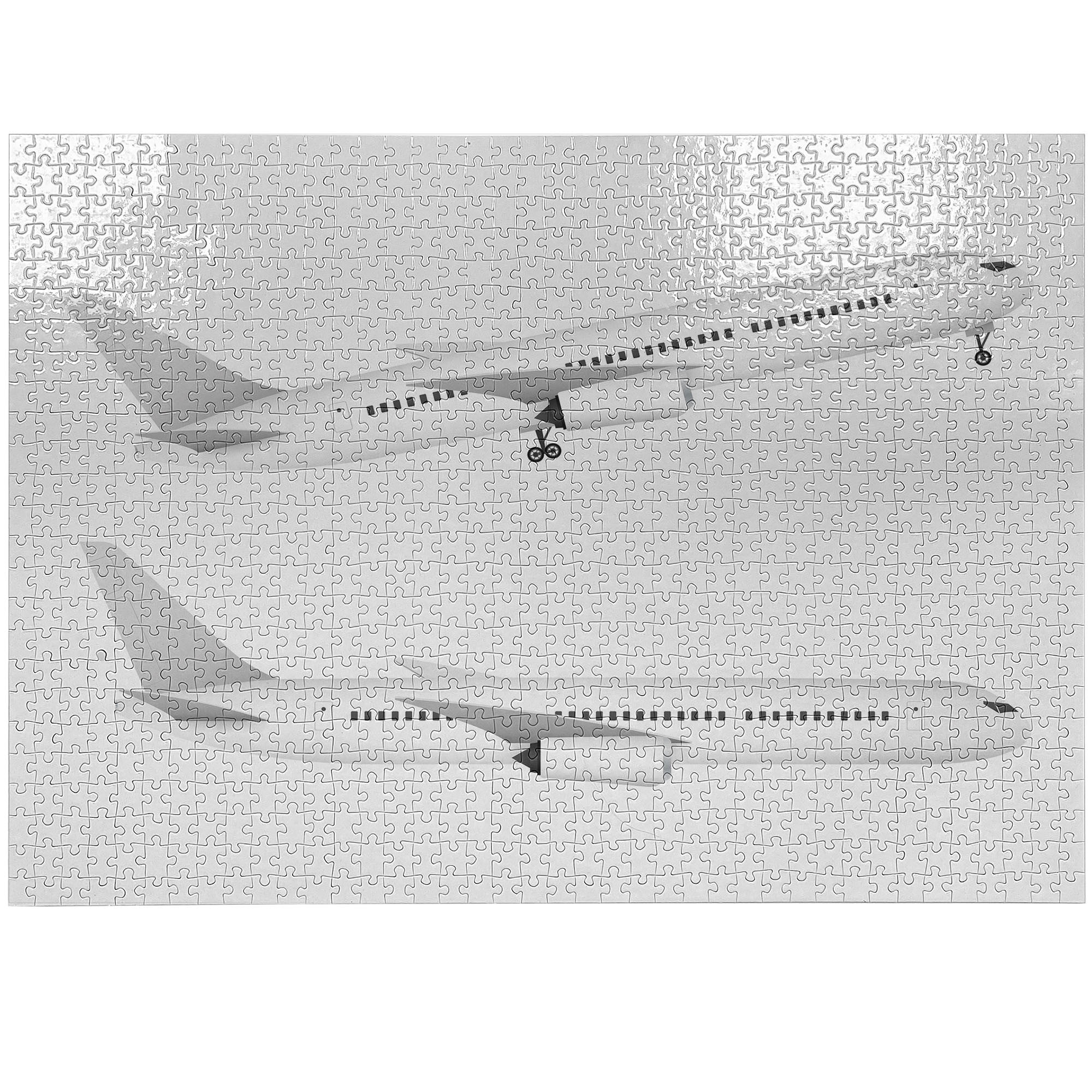 Ambesonne Aircraft Jigsaw Puzzle Durable Cardboard, Digital Drawing ...