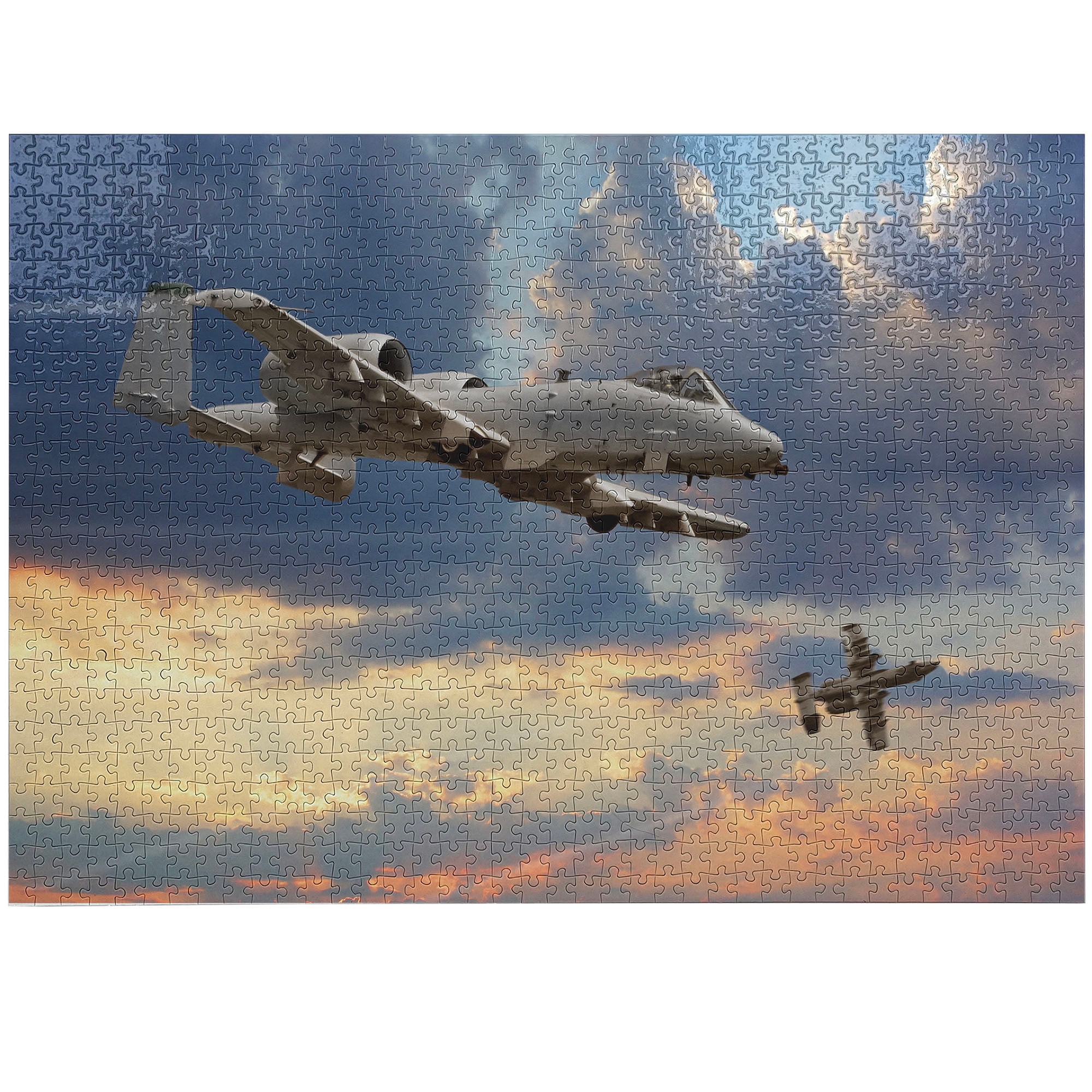Ambesonne Airplane Jigsaw Puzzle, Aviataion Theme Design, Heirloom ...