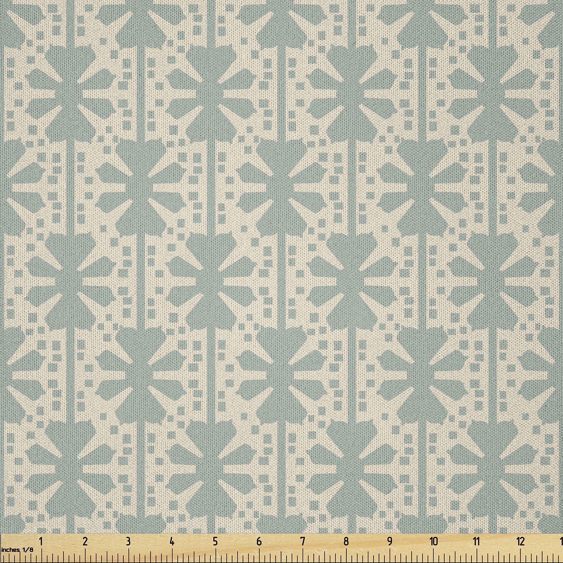 Ambesonne Antique Fabric by the Yard Microfiber, Weathered Look ...