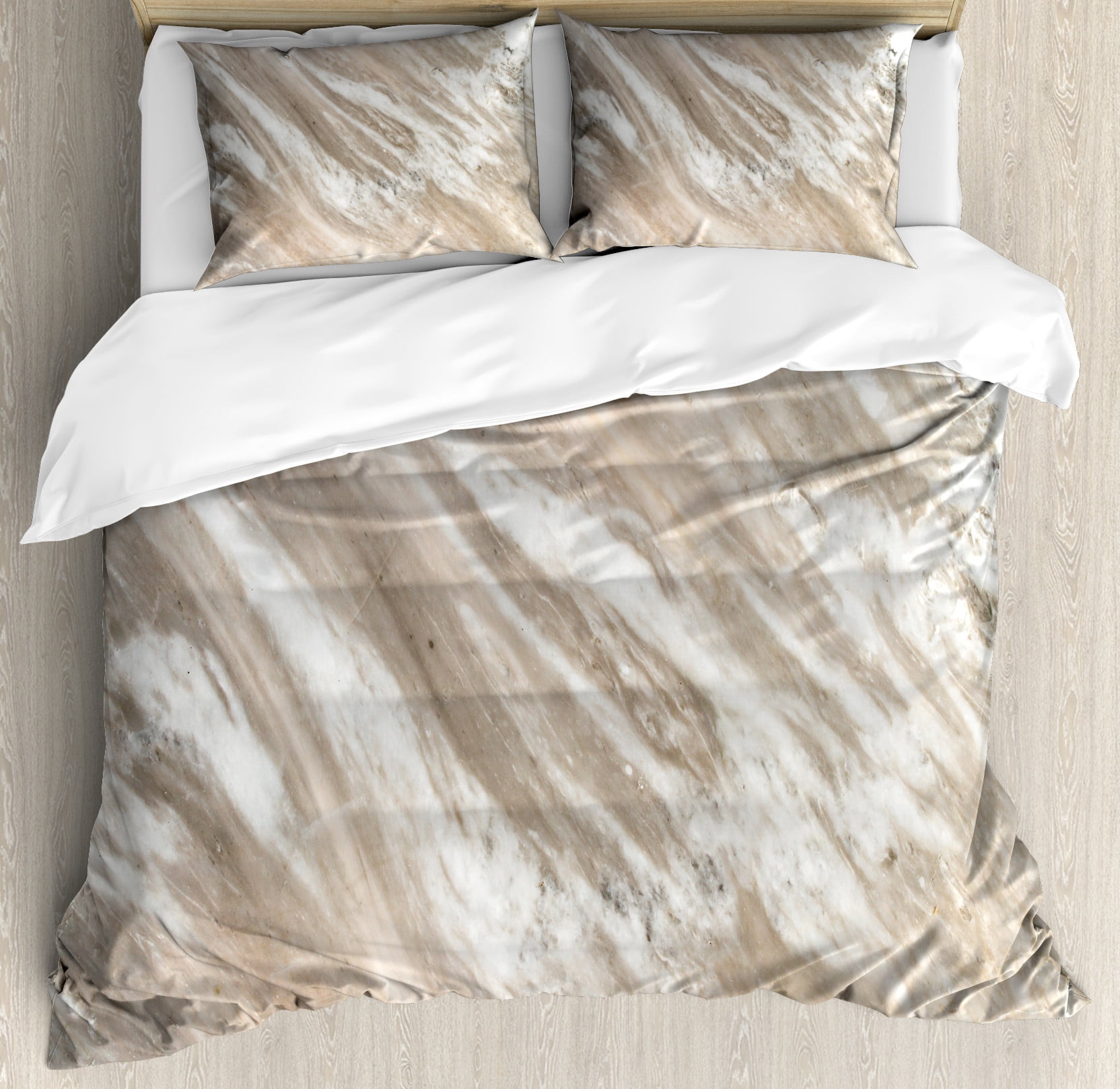 Ambesonne Architecture Duvet Cover Set, Marble Inspired Design, Queen ...