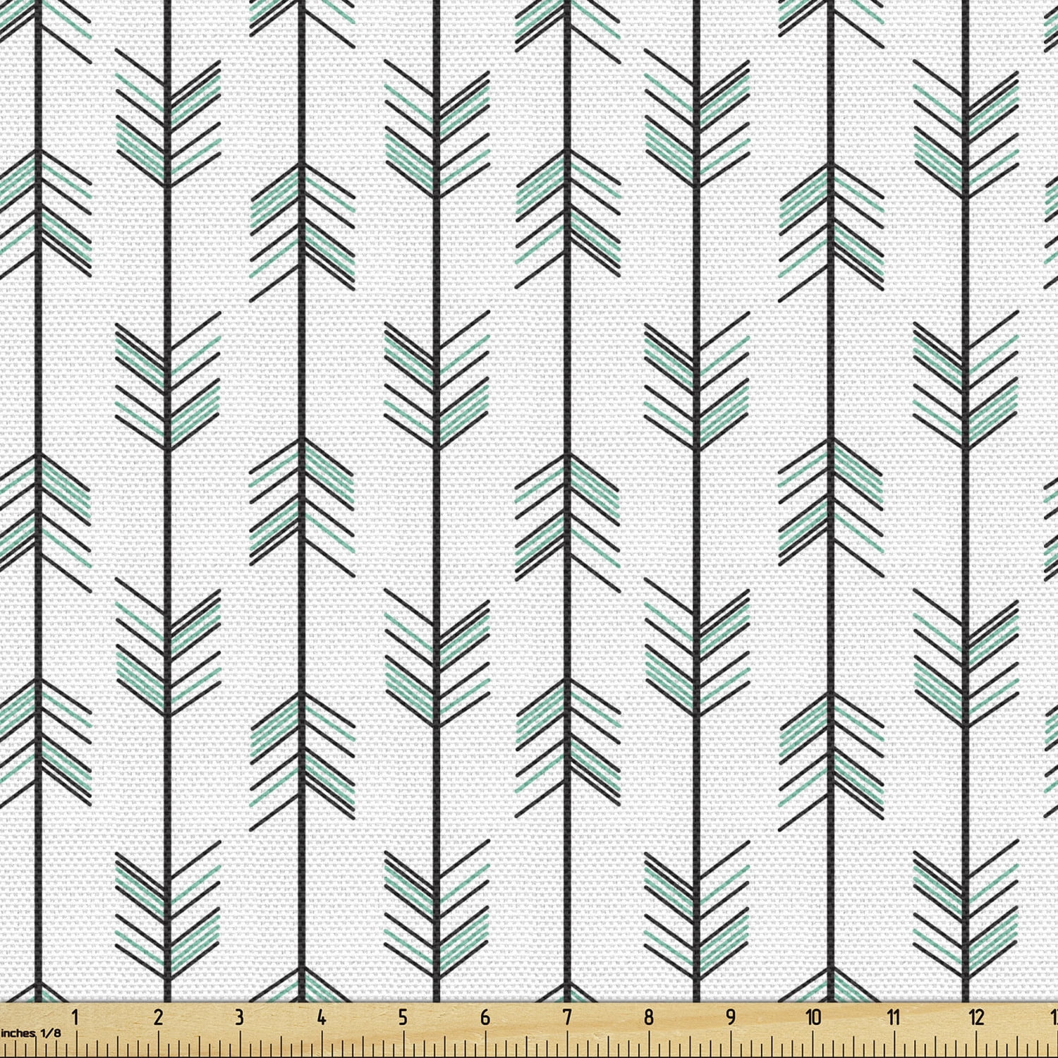 Ambesonne Arrow Fabric by the Yard Upholstery, Tribal Graphic Pattern ...