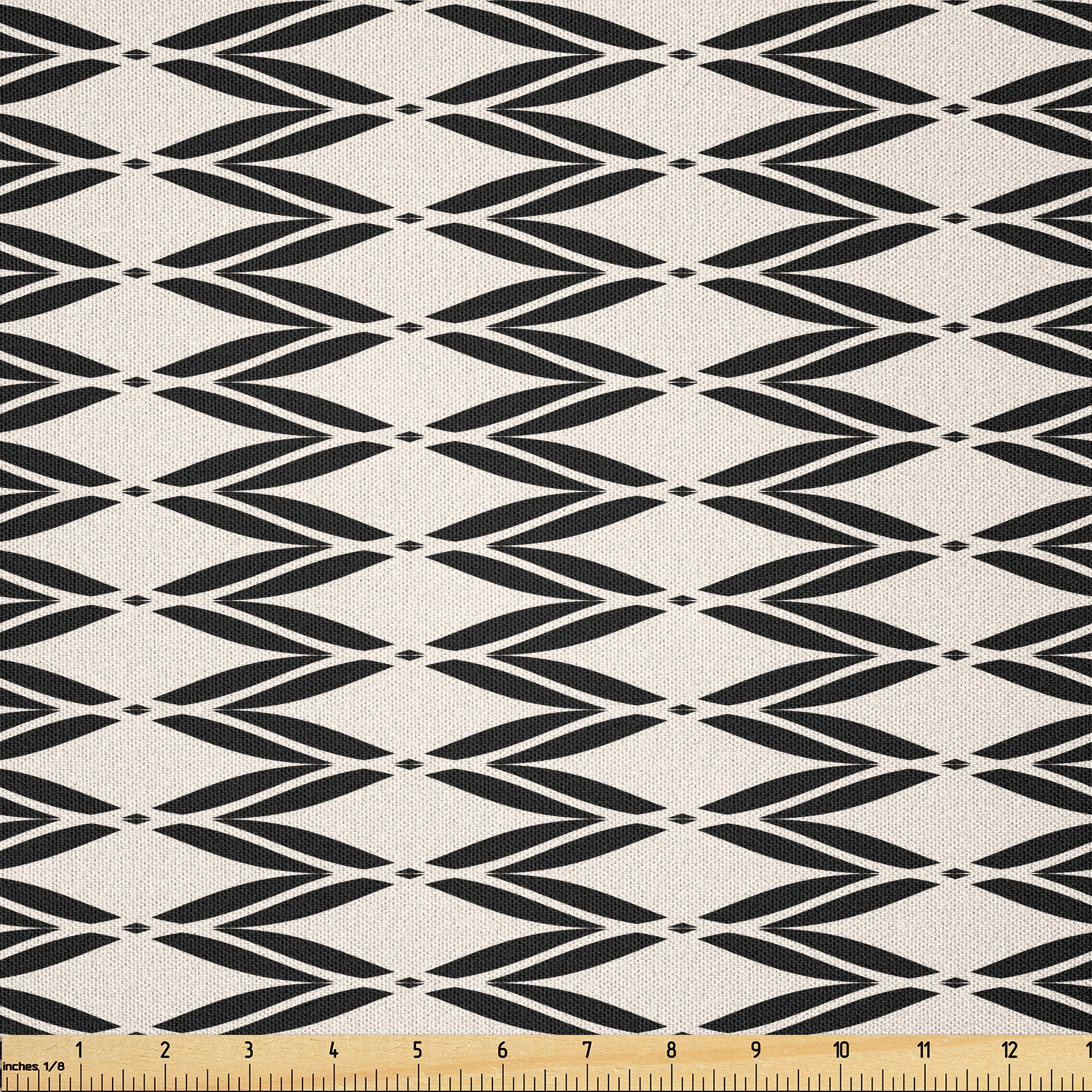 Ambesonne Art Deco Fabric by the Yard Microfiber, Optical Illusion ...
