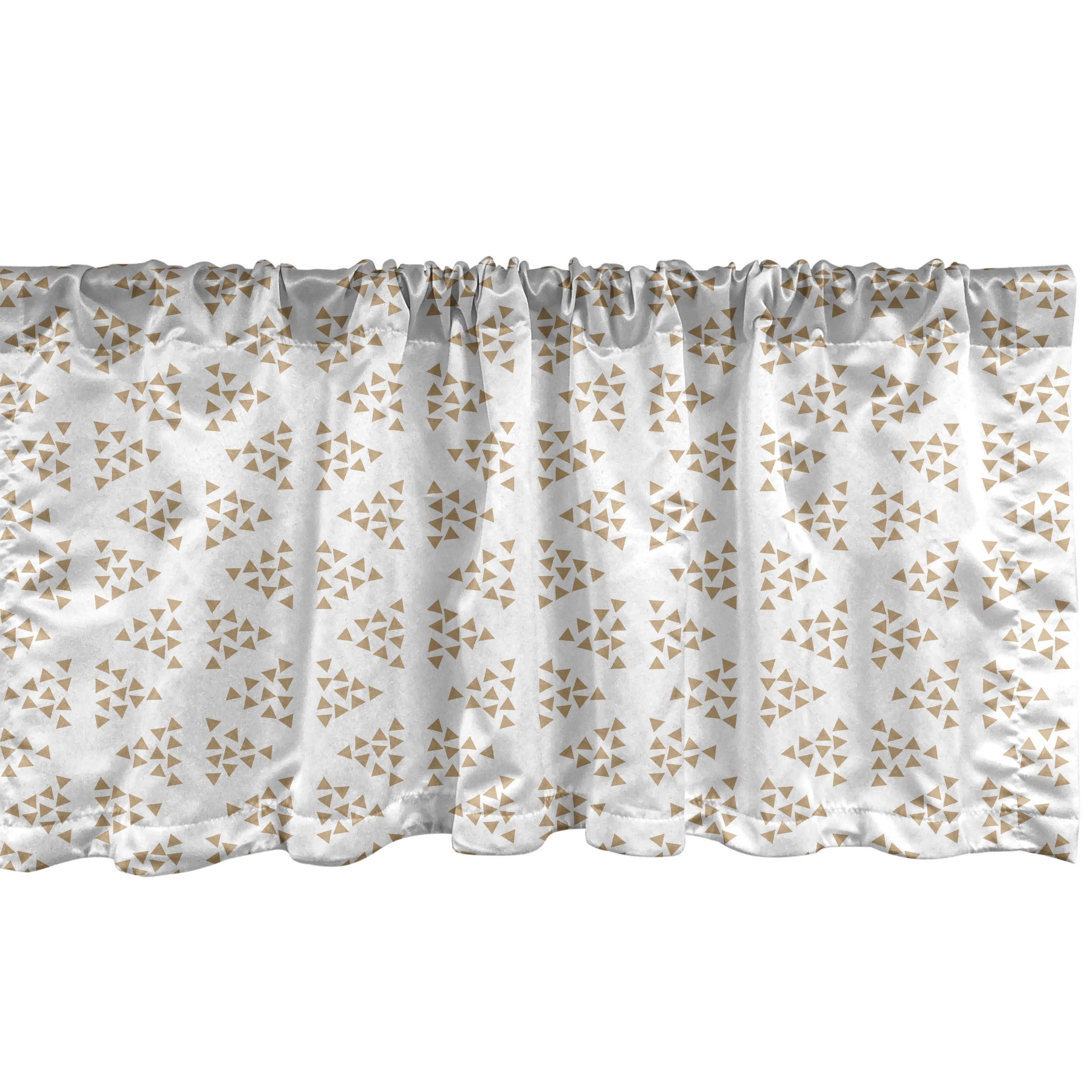 Ambesonne Art Deco Window Valance, Little Triangles Art, 54" X 12 ...