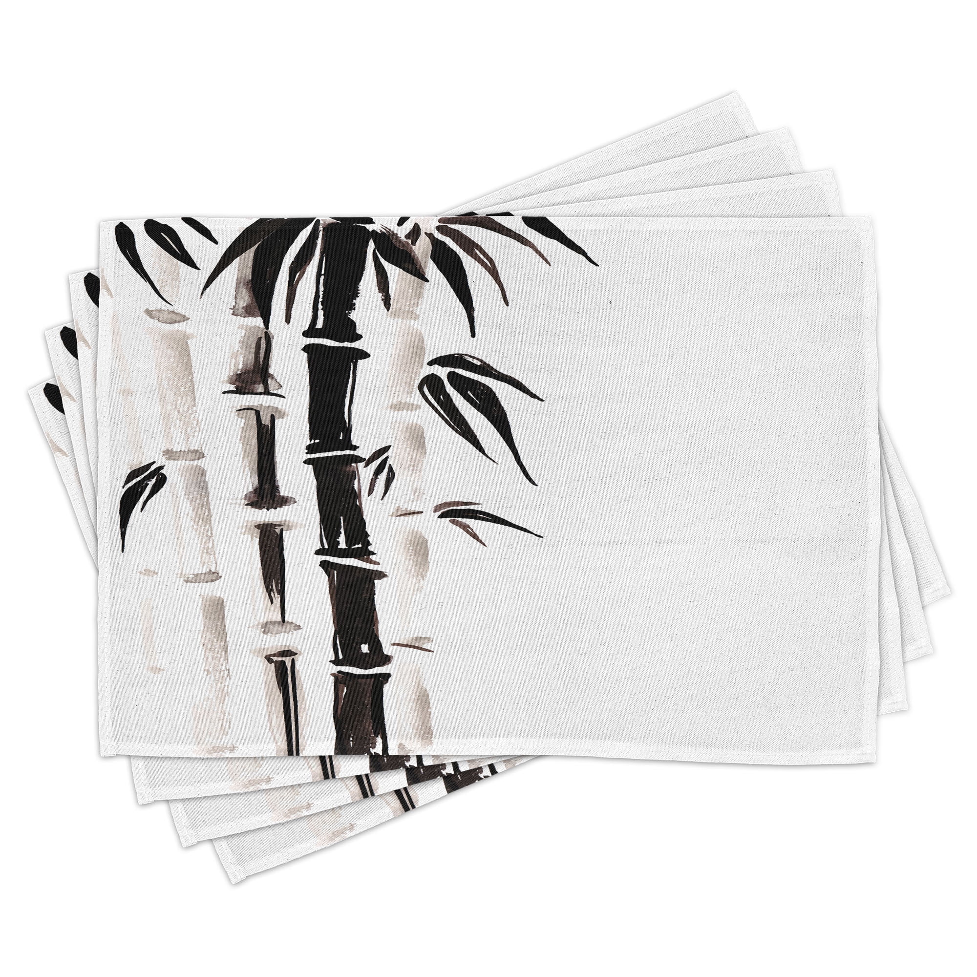 Ambesonne Asian Themed Place Mats Set of 4, Folk Chinese Pattern ...