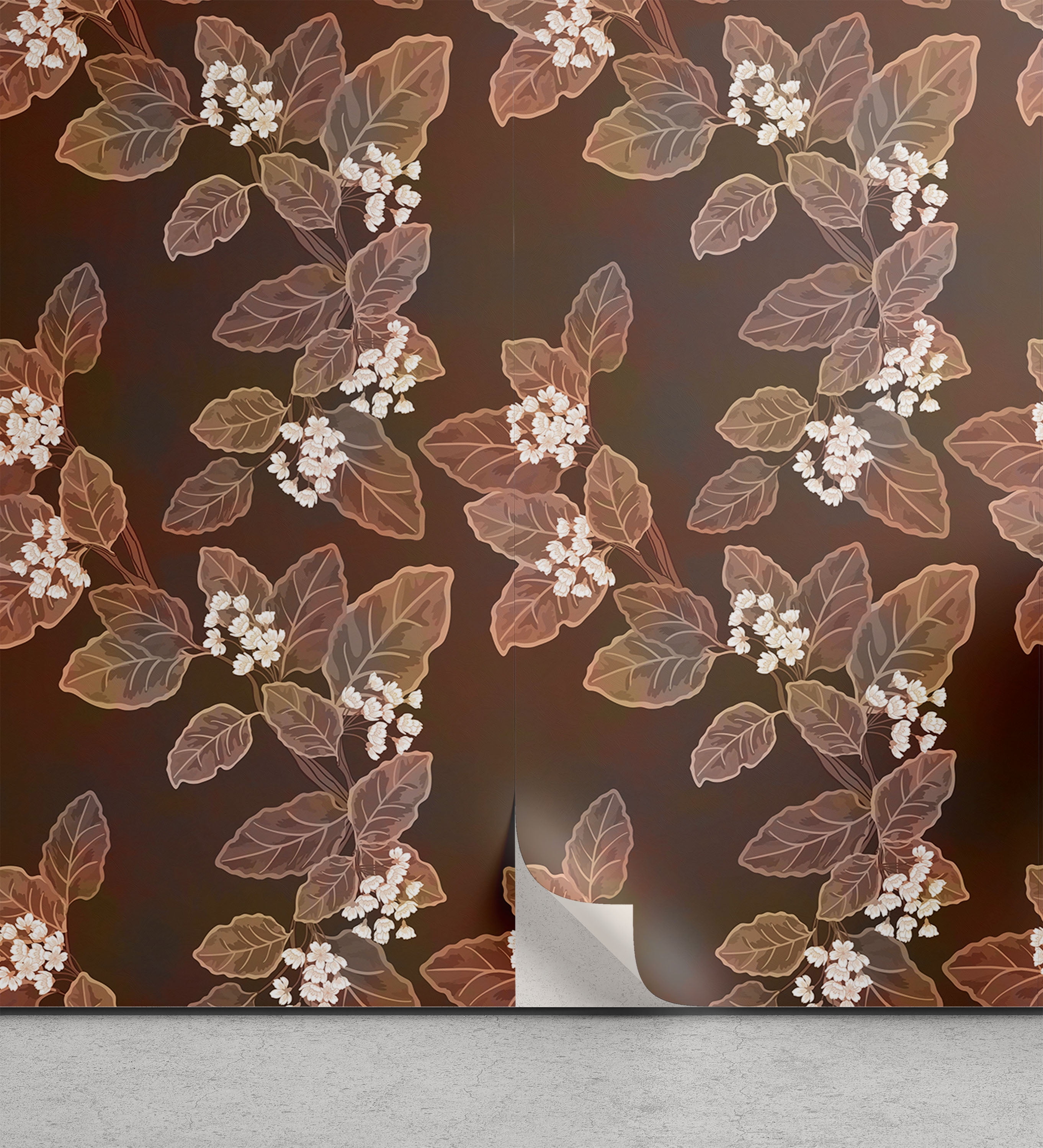 Ambesonne Autumn Peel & Stick Wallpaper for Home, Fall Inspirations ...