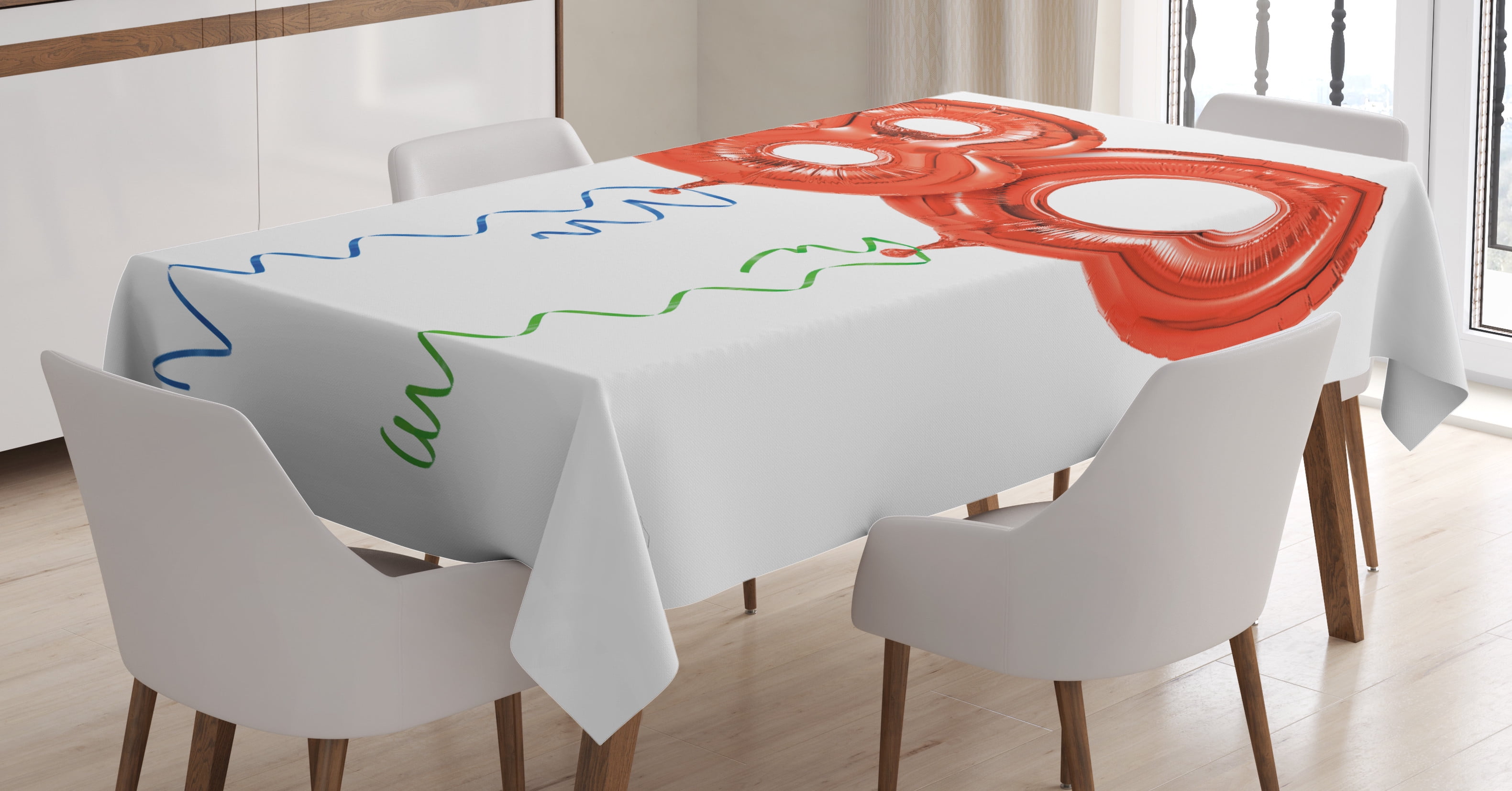 Ambesonne Birthday Tablecloth Rectangular Table Cover, Granny Party ...