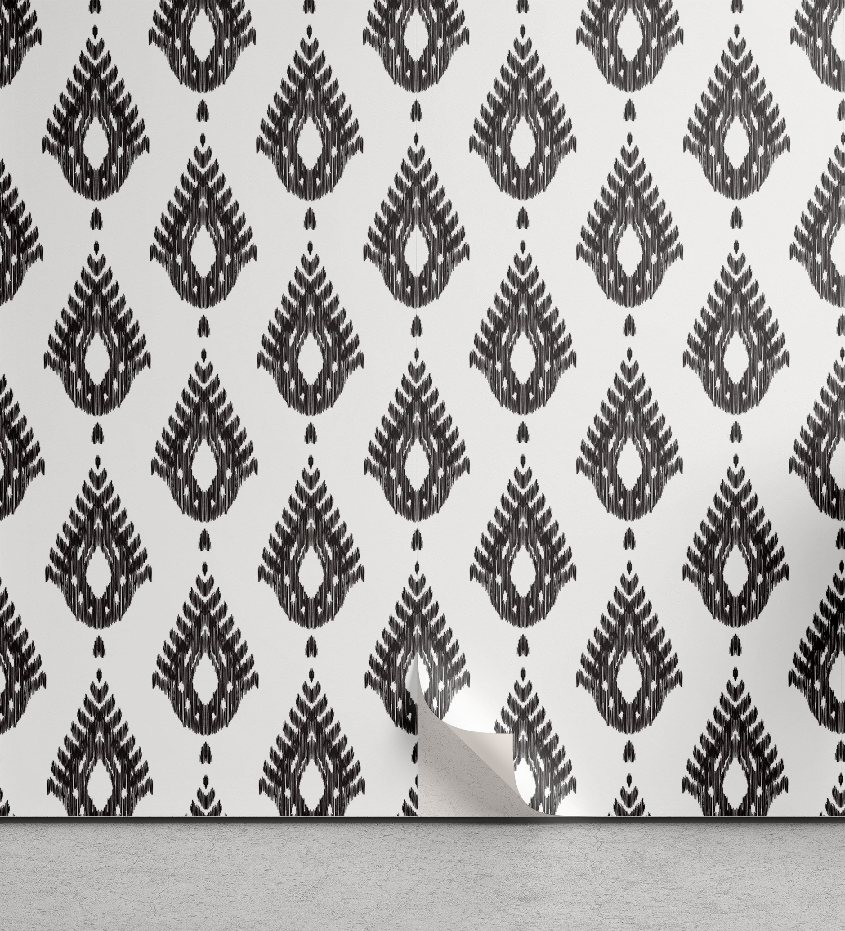Ambesonne Boho Peel & Stick Wallpaper for Home, Drop Motif Influences ...