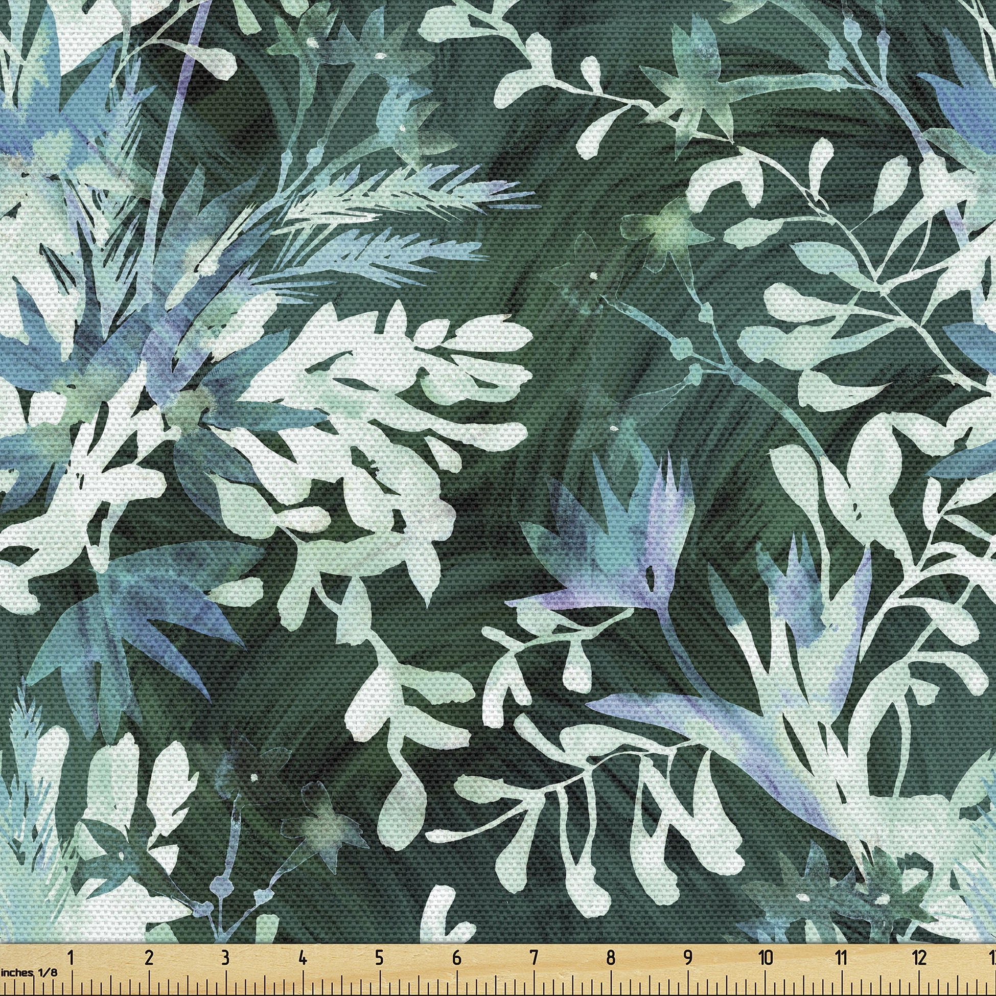 Ambesonne Botanical Fabric by the Yard, Wild Flowers Vintage Plot, 1 ...