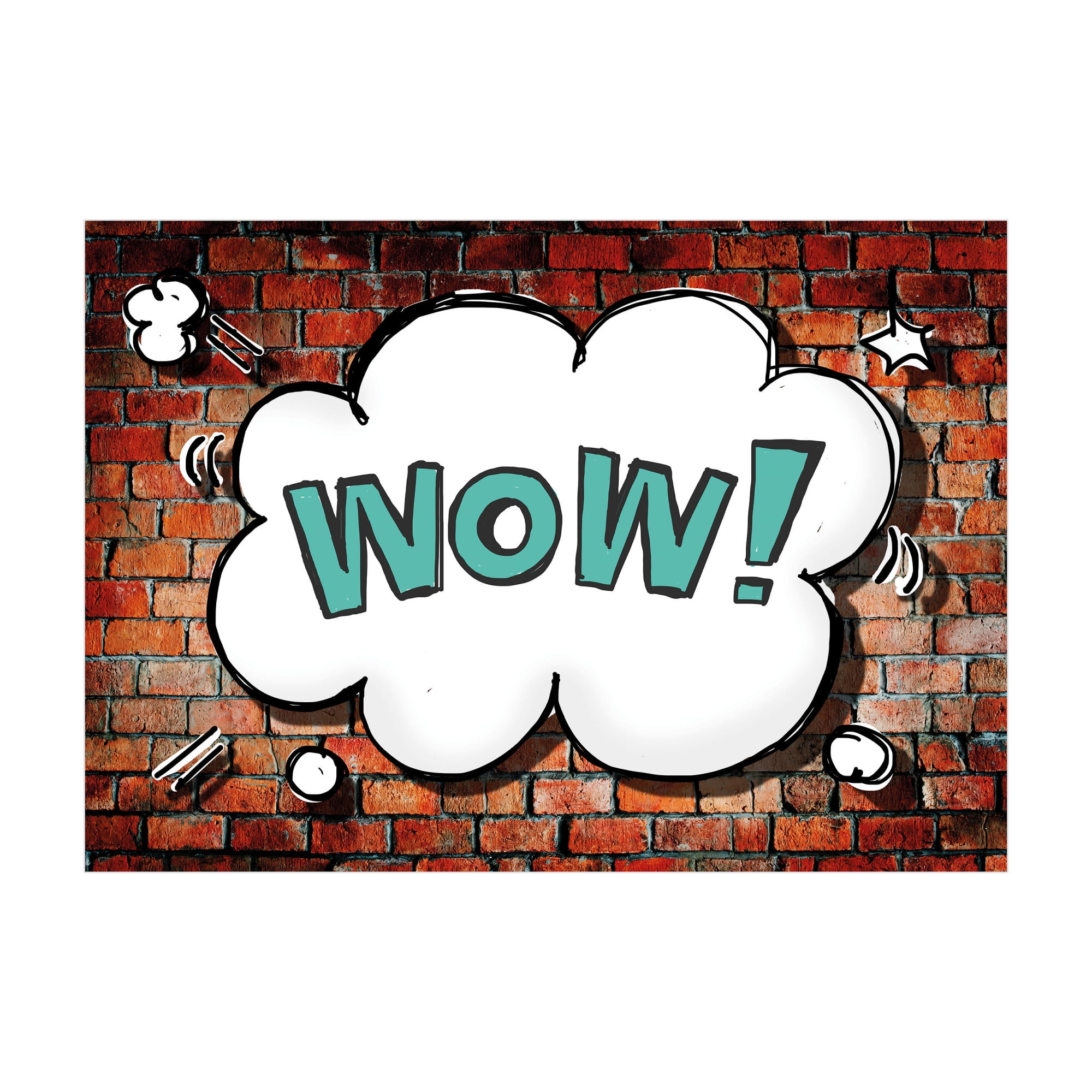 Ambesonne Brick Wall Jigsaw Puzzle, Words Cracked Brick Wall, Heirloom ...