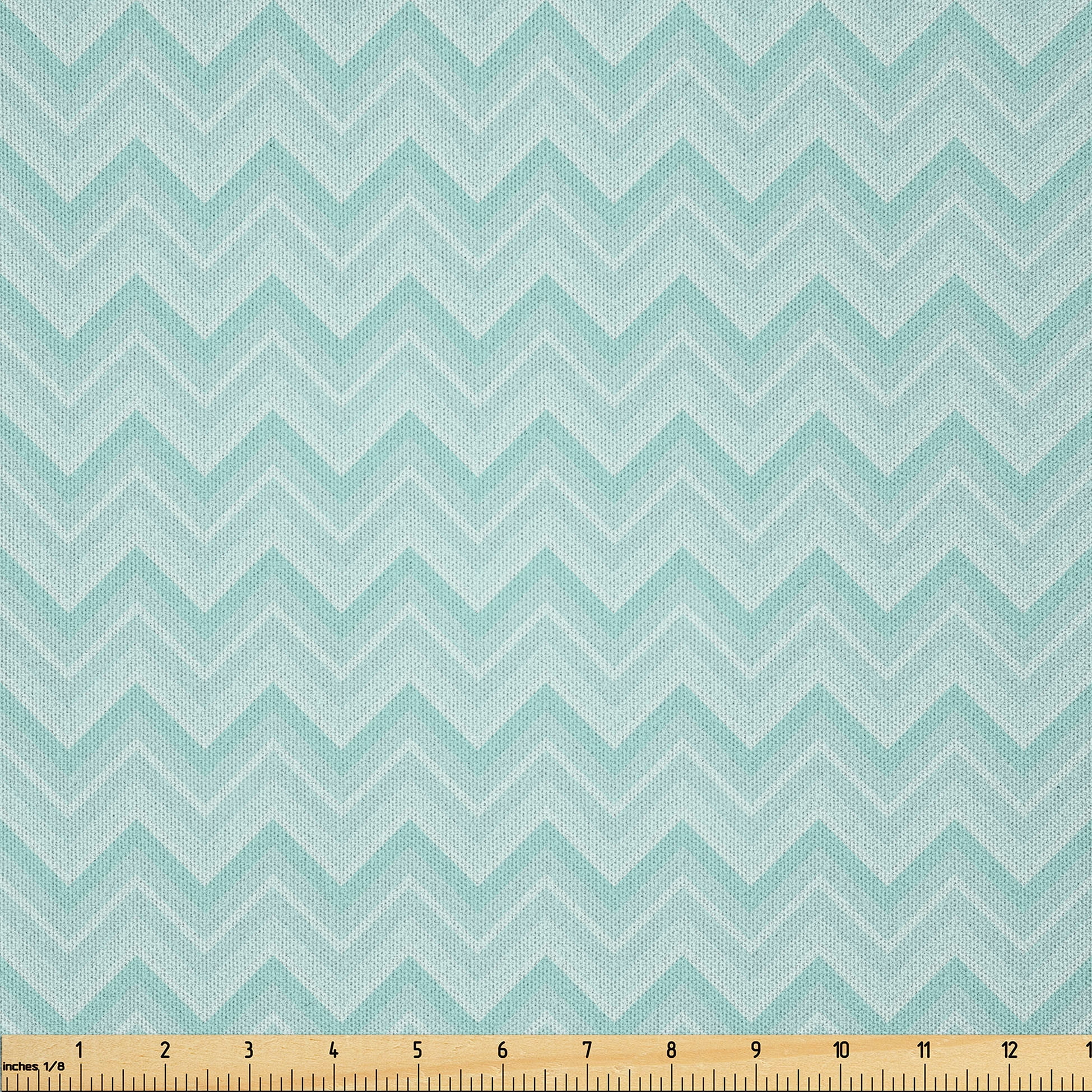 Ambesonne Chevron Fabric by the Yard Microfiber, Pastel Simple Art ...