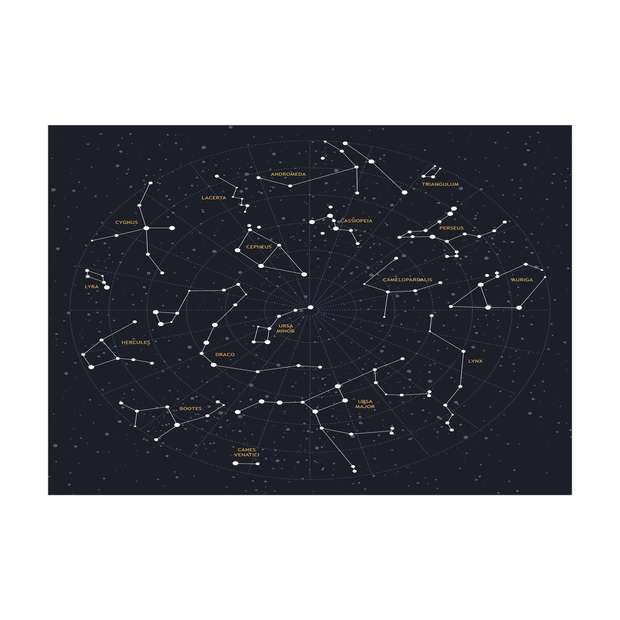 Ambesonne Constellation Jigsaw Puzzle, Stars Sky Map, Heirloom-Quality ...