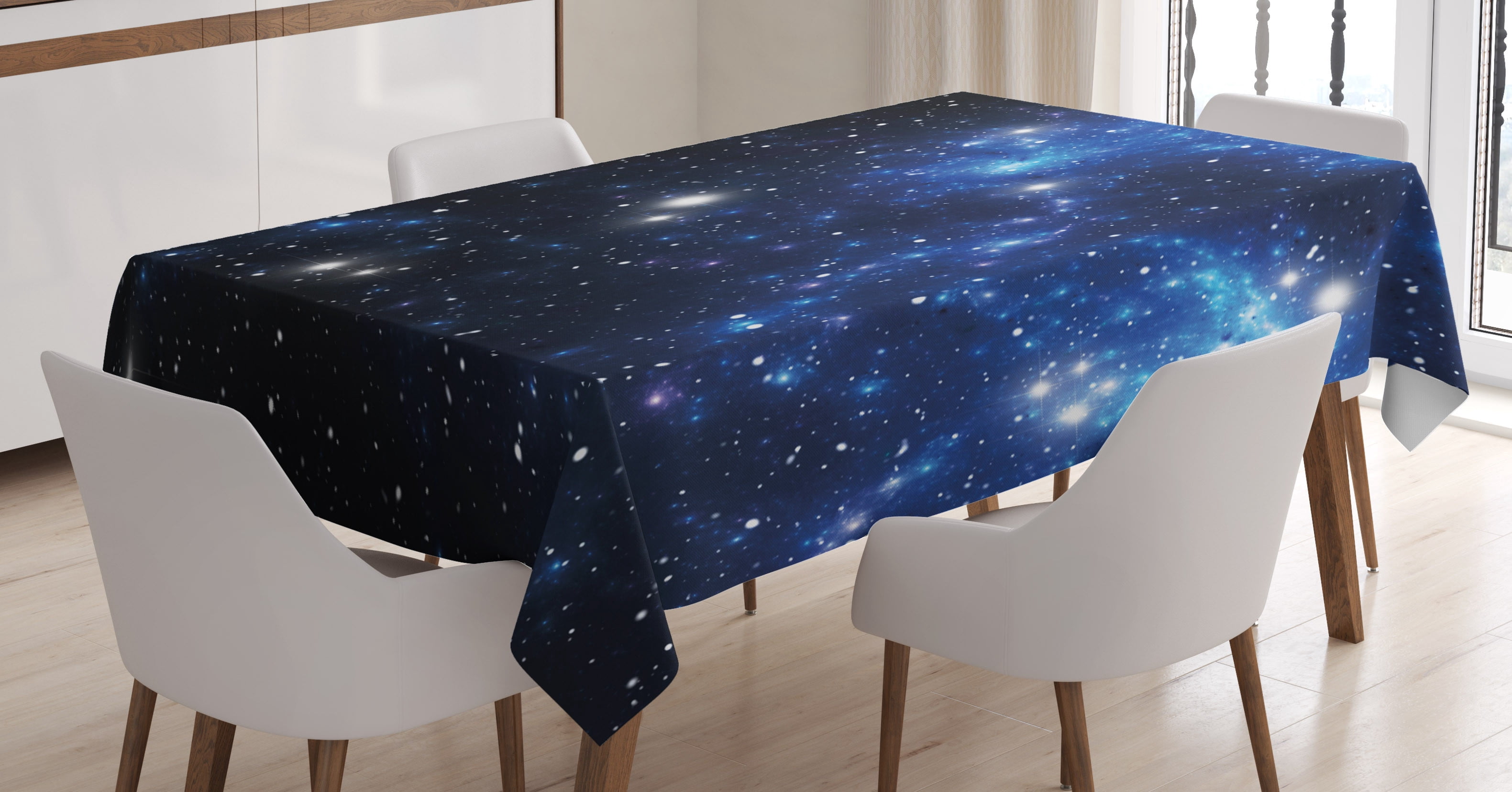 Ambesonne Constellation Tablecloth Rectangular Table Cover, Space Star ...