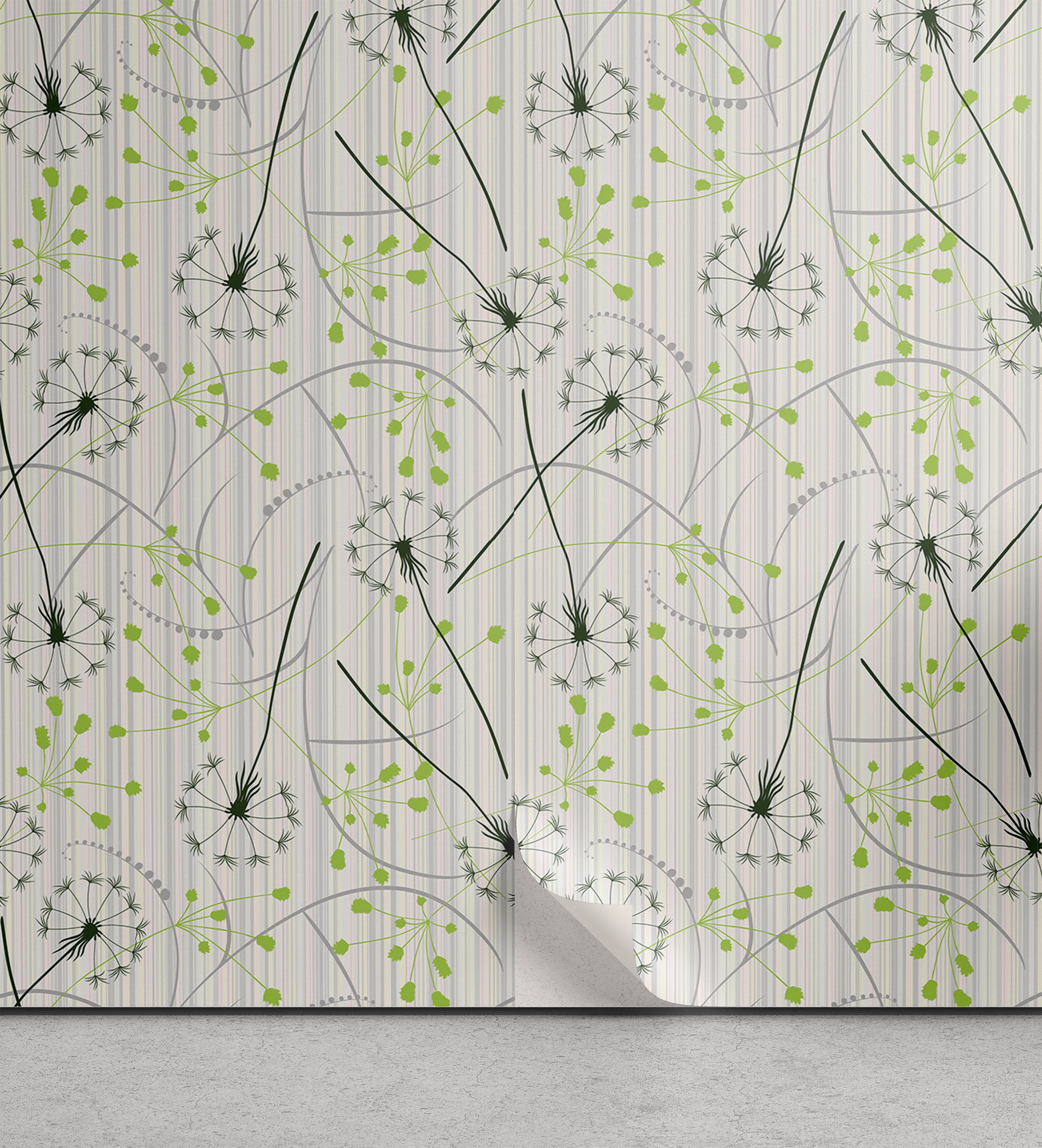 Ambesonne Dandelion Peel & Stick Wallpaper for Home, Blowball Flower ...