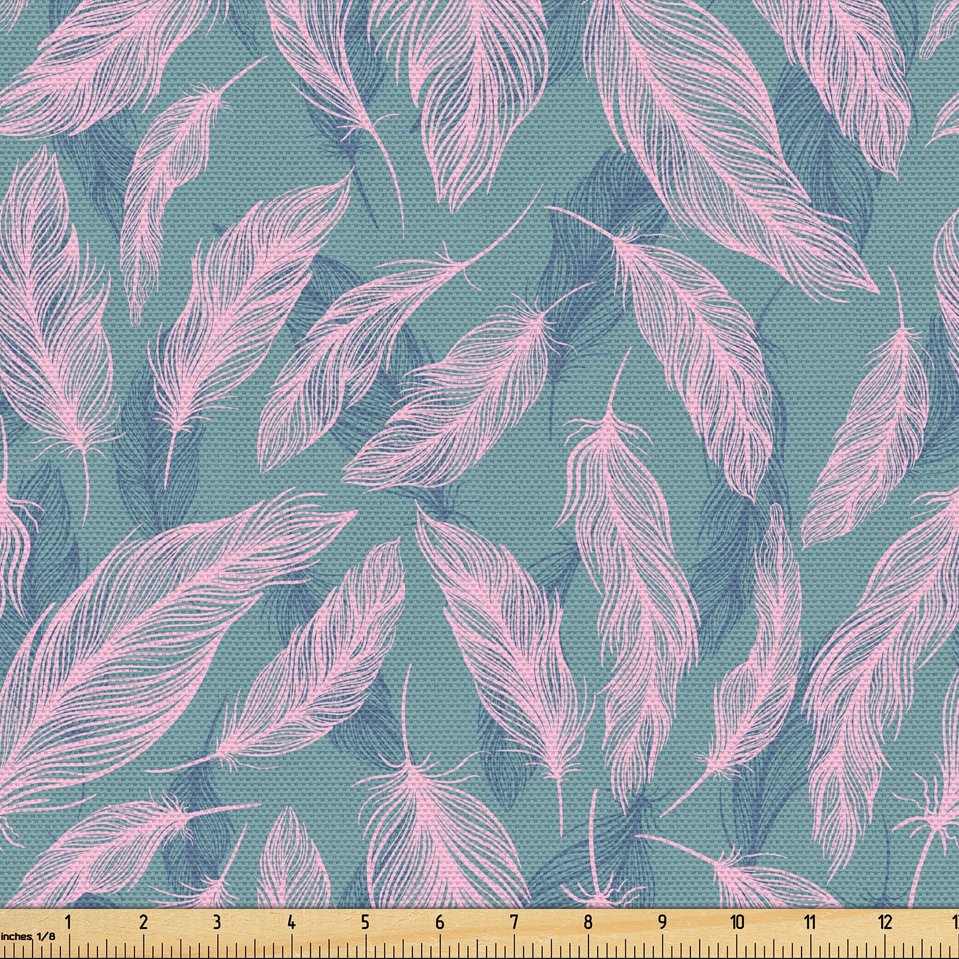 Ambesonne Ethnic Fabric by the Yard Upholstery, Tribal Repeating ...