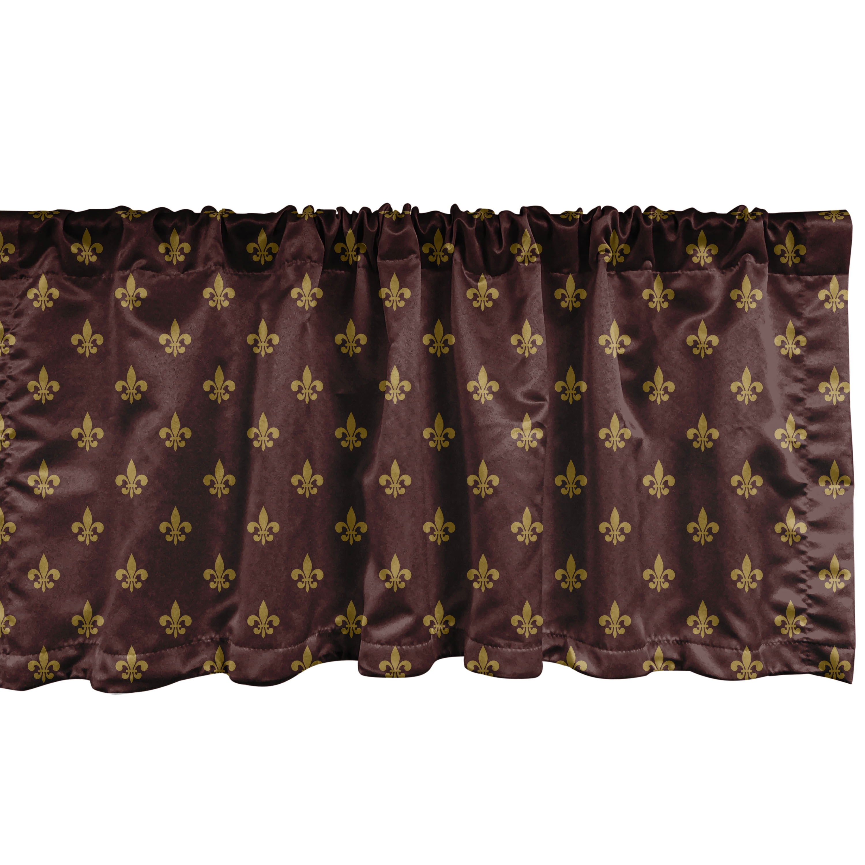 Ambesonne Fleur De Lis Window Valance, Royal Pattern, 54" X 18 ...