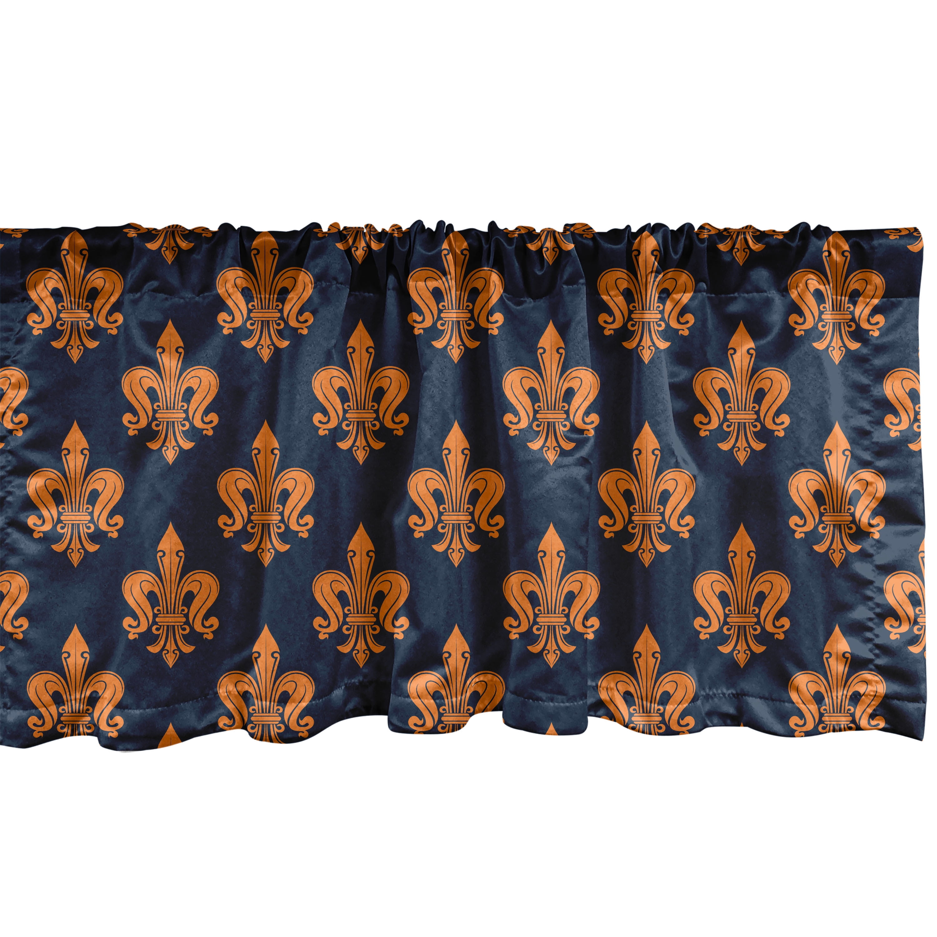 Ambesonne Fleur De Lis Window Valance, Victorian Gothic, 54" X 12 ...