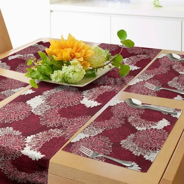 Winter Scene Lighted Snow Table Runner Set for Mantel Season Display ...