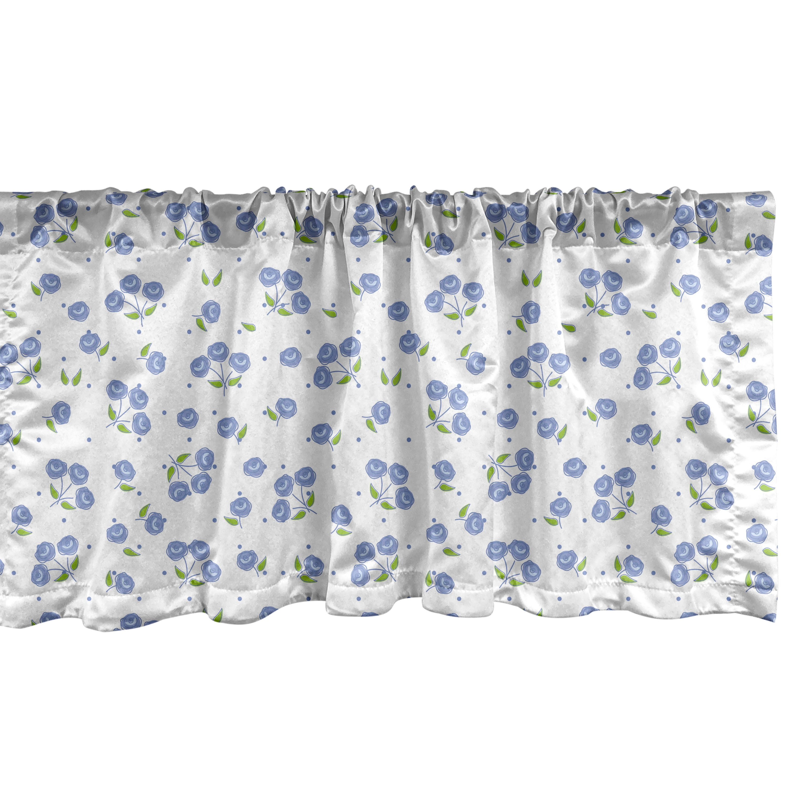 Ambesonne Floral Window Valance, Vintage Rose Bouquets, 54" X 18 ...
