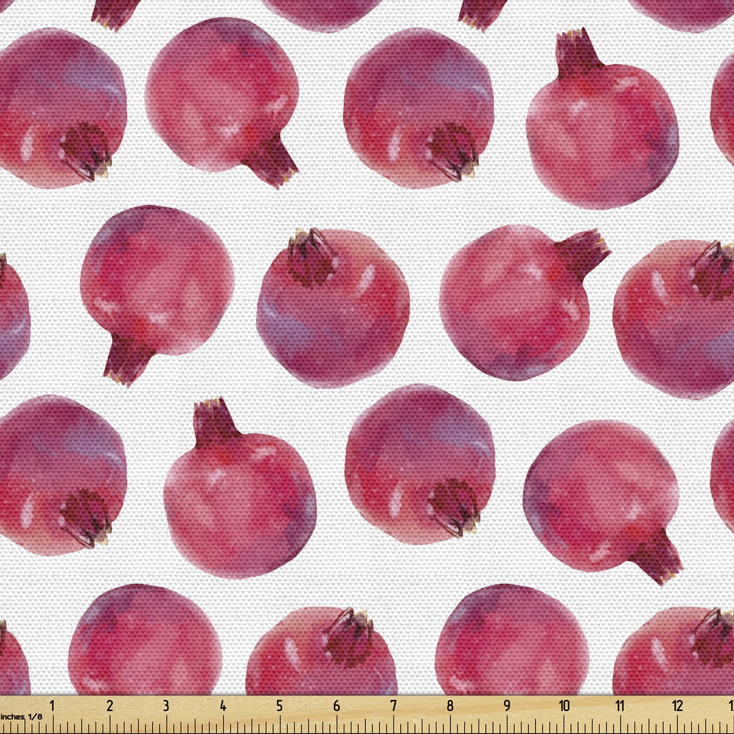 Ambesonne Fruit Fabric by the Yard Upholstery, Watercolor Style ...