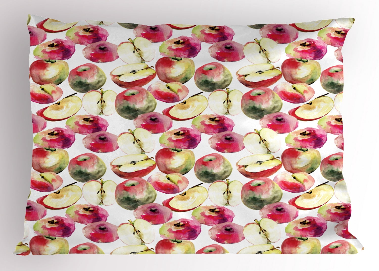 Ambesonne Fruits Pillow Sham, Colorful Saturn Peaches, 36" X 20 ...