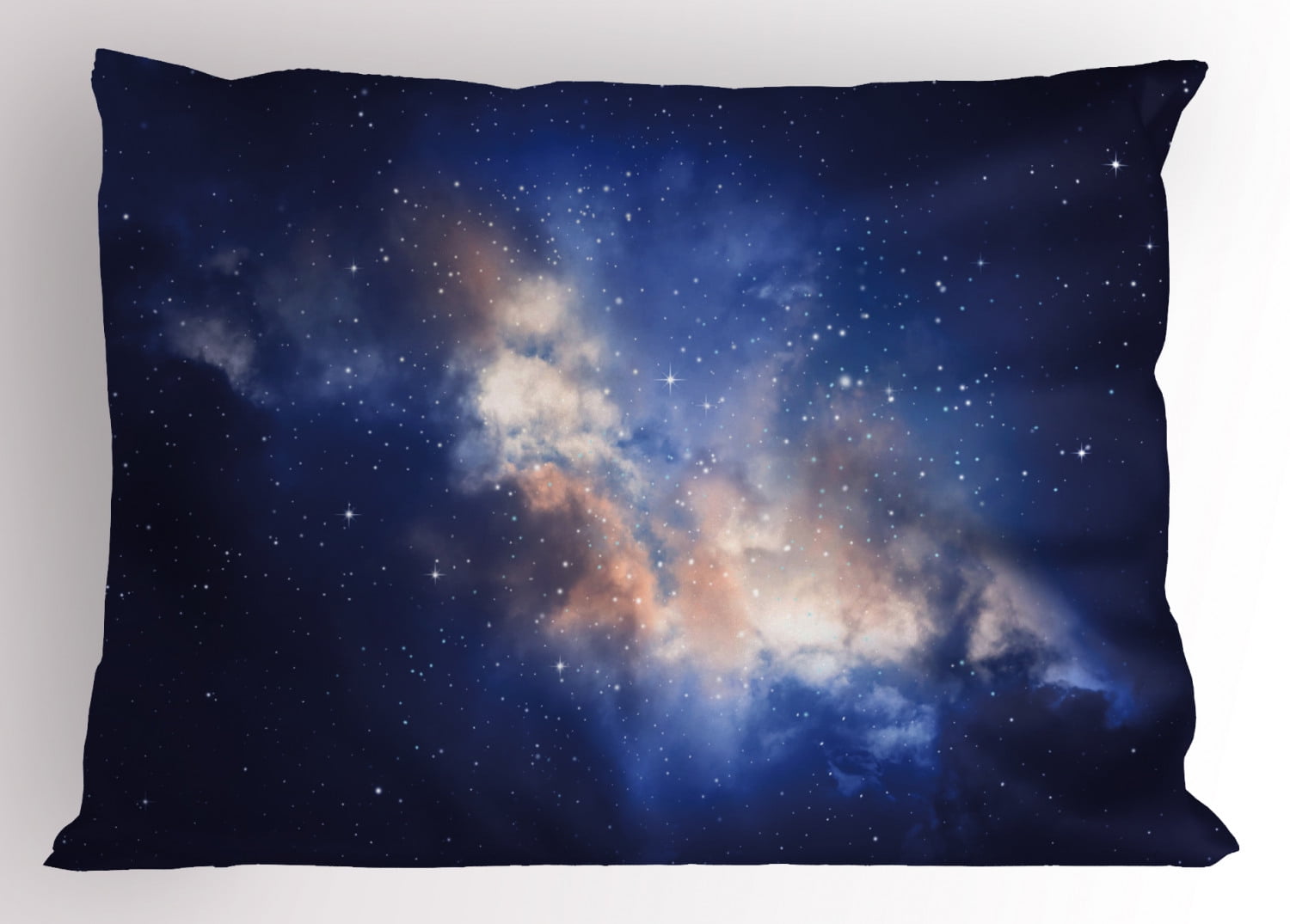 Ambesonne Galaxy Pillow Sham, Immense Space Hole View, 36" X 20", Navy ...