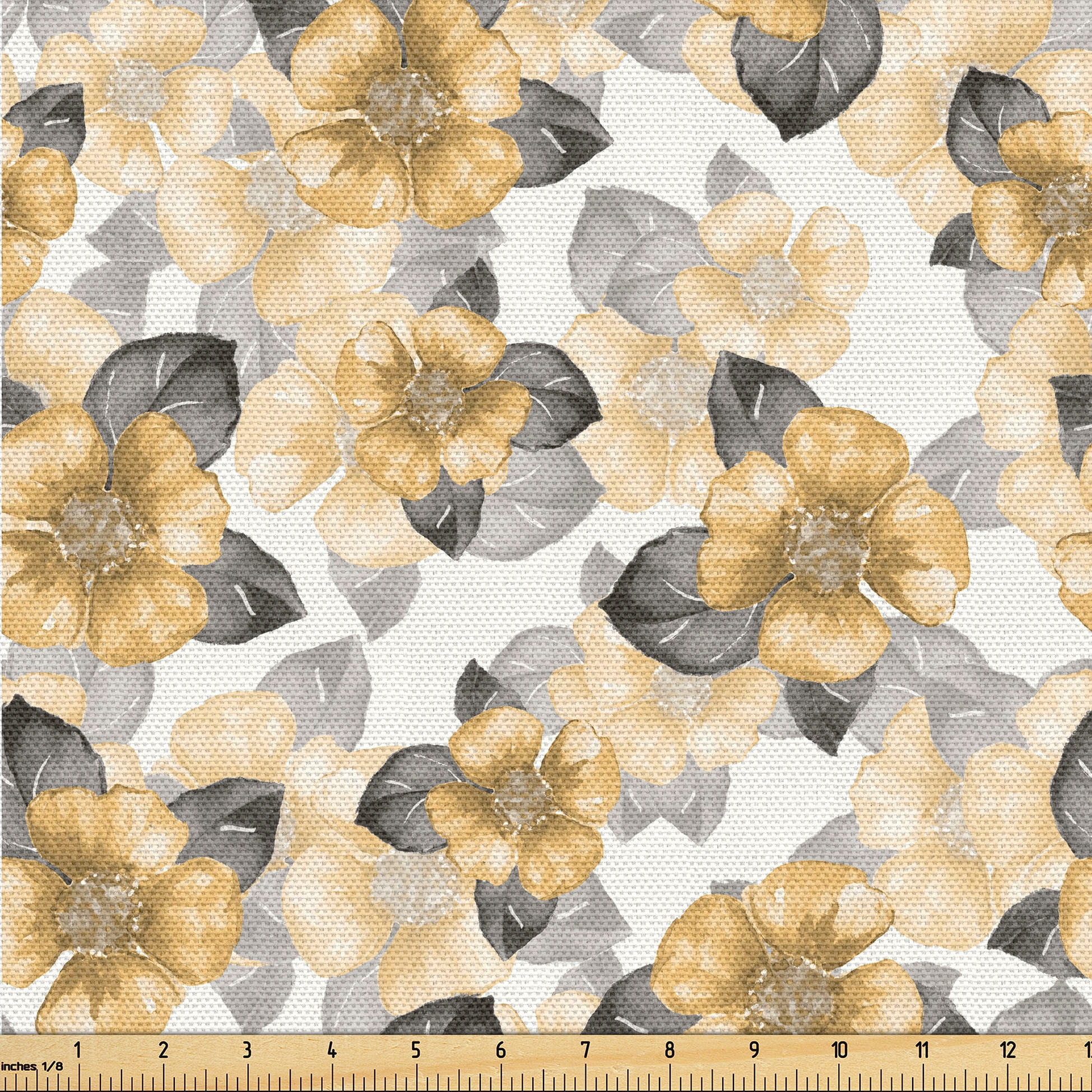 Ambesonne Garden Scene Fabric by the Yard Upholstery, Cottagecore Boho ...