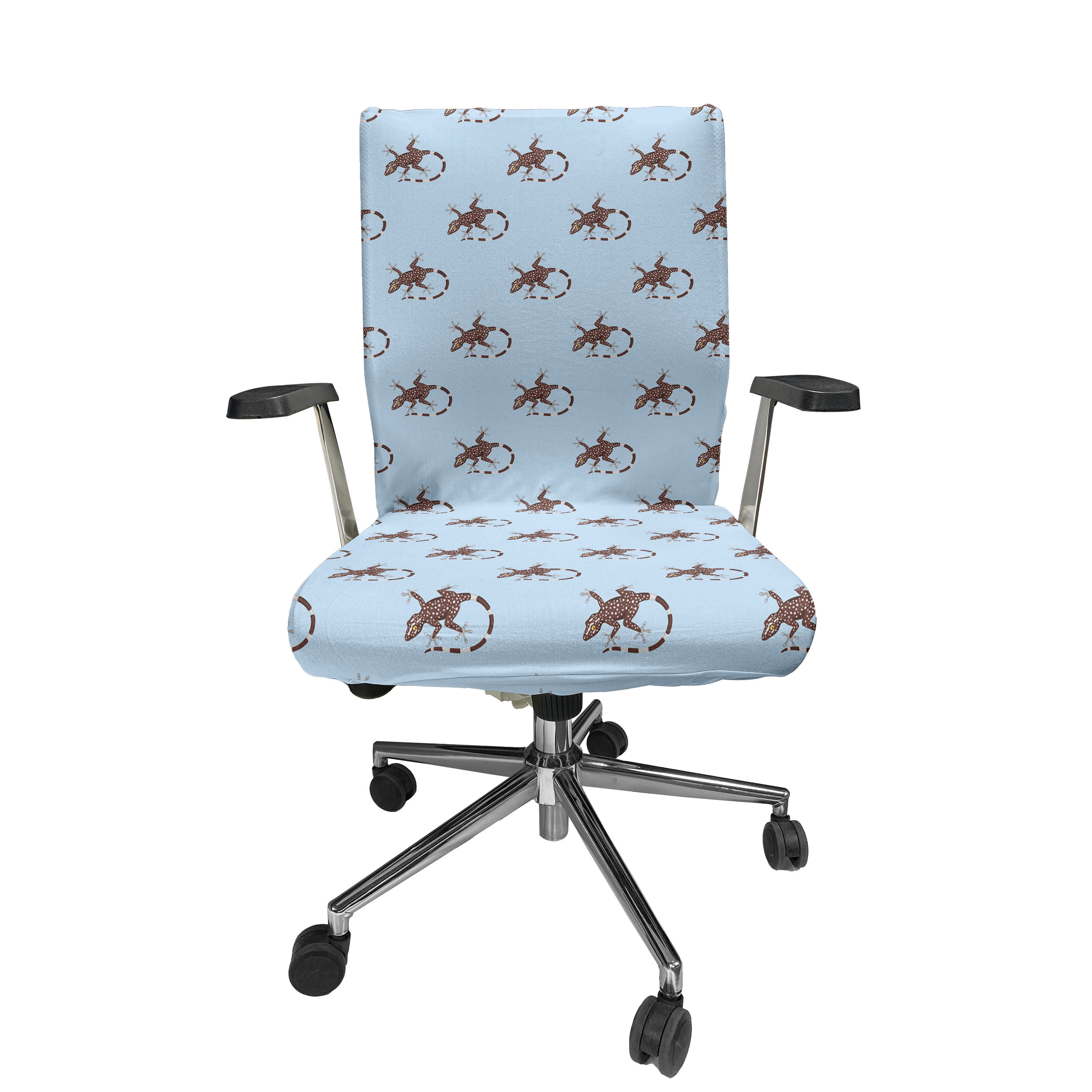 Ambesonne Gecko Office Chair Cover Stretchable High Back, Illustration ...