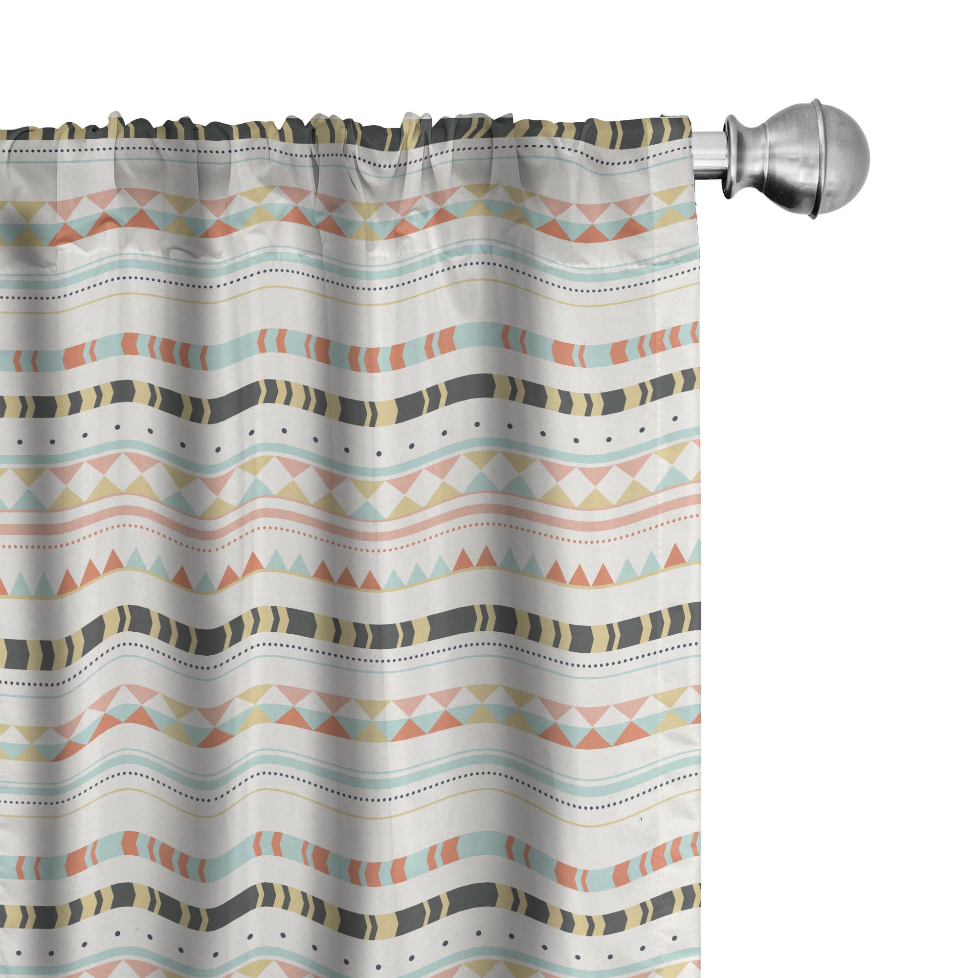 Ambesonne Geometric Curtains Soft Tribal Arrows Pair Of 28x63