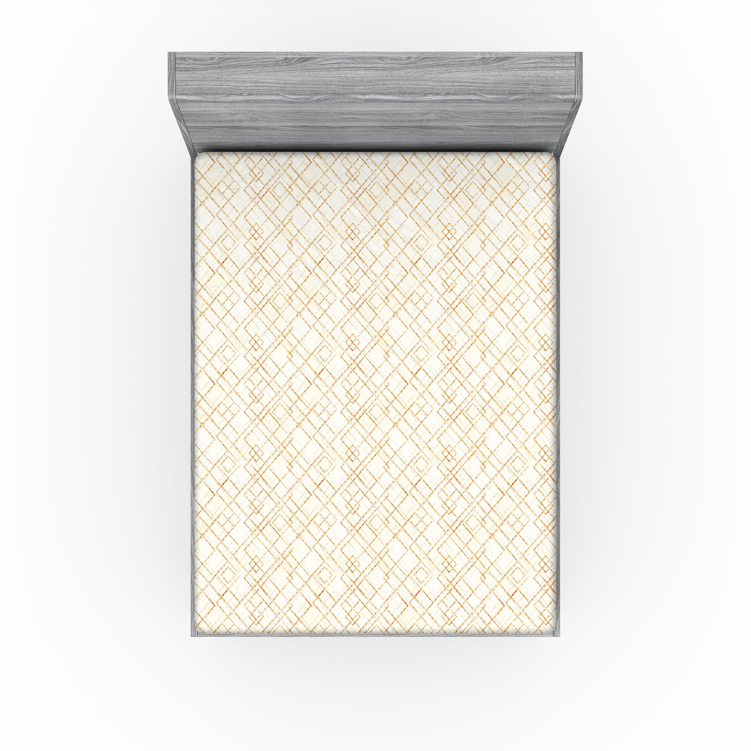 Ambesonne Geometric Fitted Sheet, Art Minimalist Squares, California ...