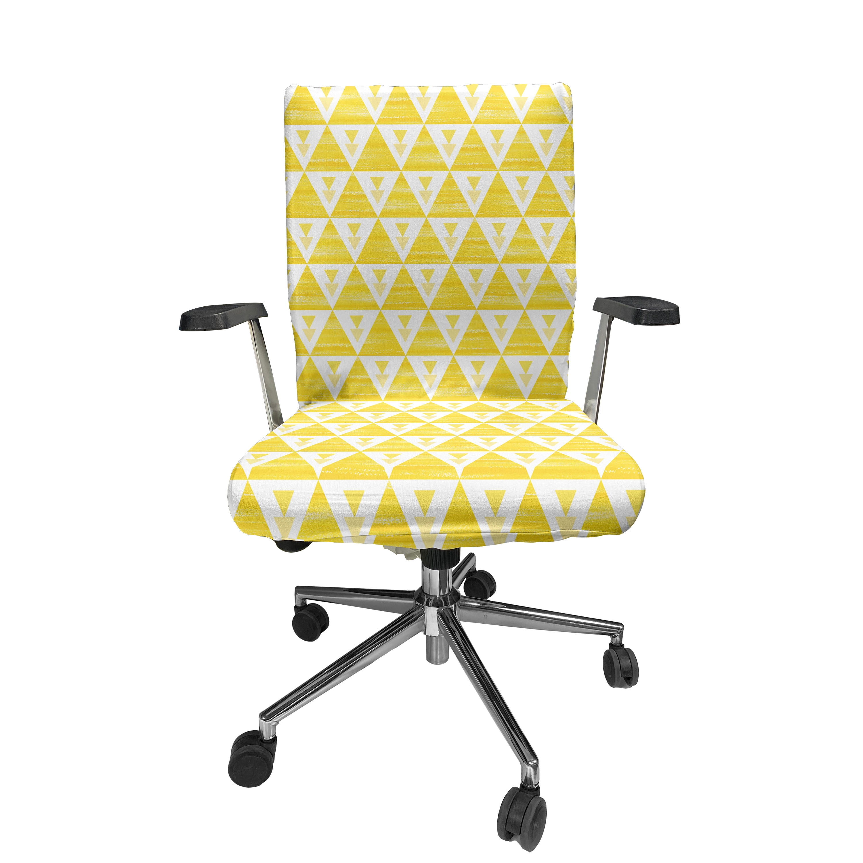 Ambesonne Geometric Office Chair Cover Stretchable High Back, Summer ...