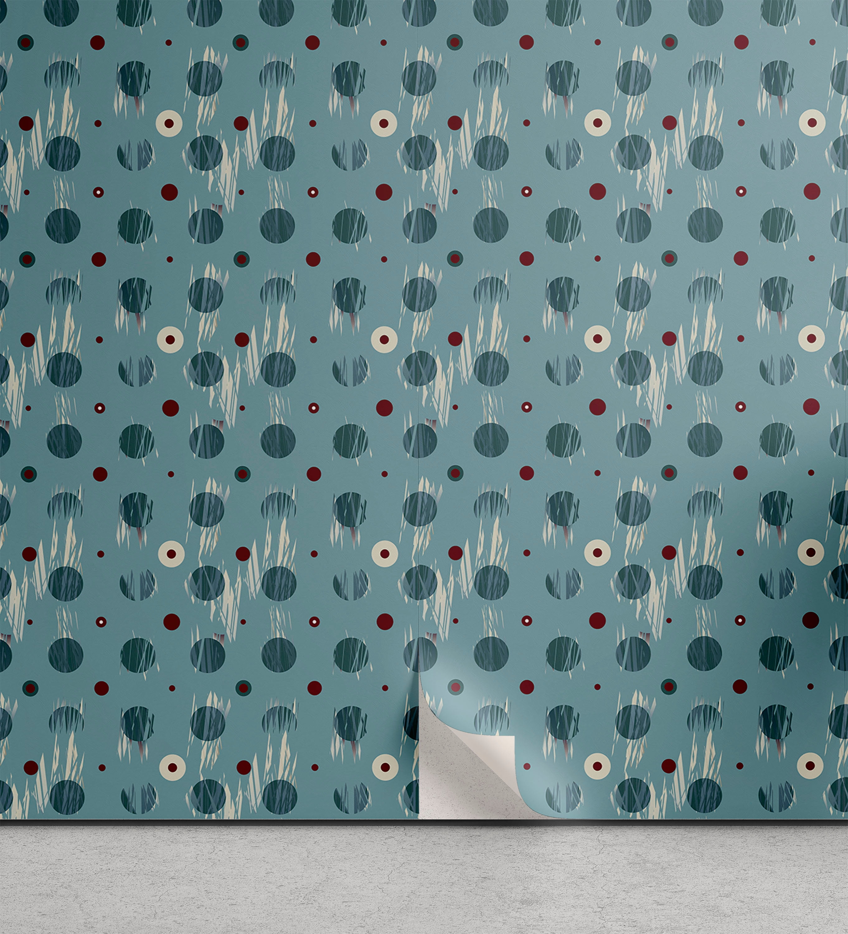 Ambesonne, Geometric Peel & Stick Wallpaper for Home, Abstract Modern ...