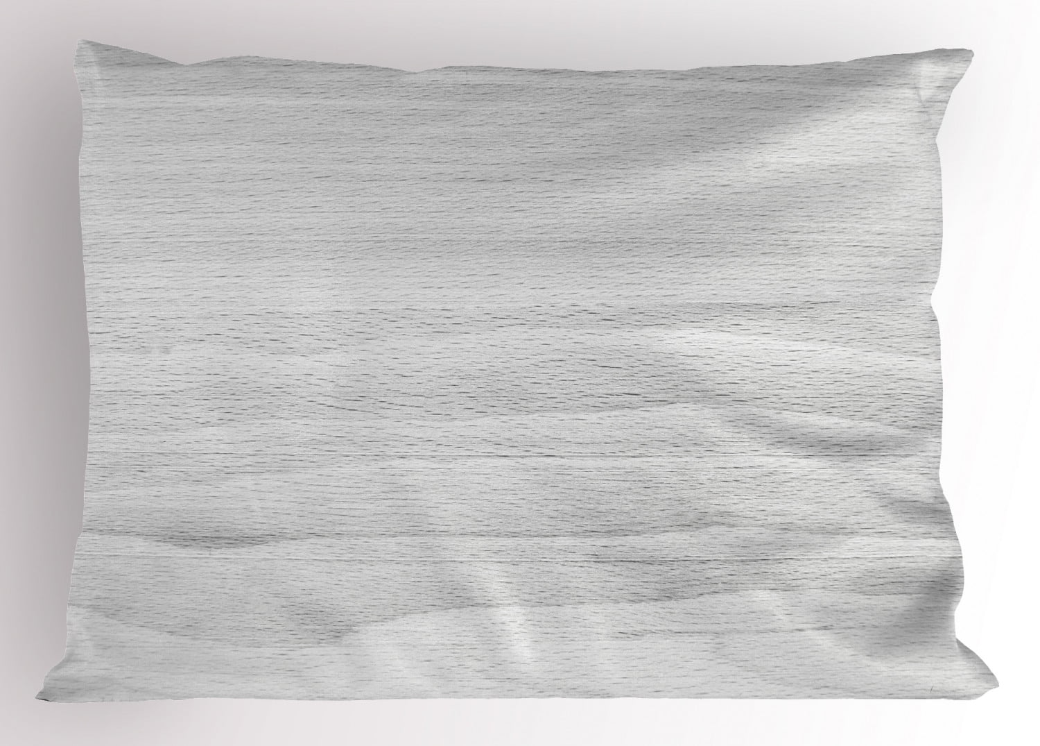Ambesonne Grey Pillow Sham, Close up Wood Surface, 36" X 20", Pale Grey ...