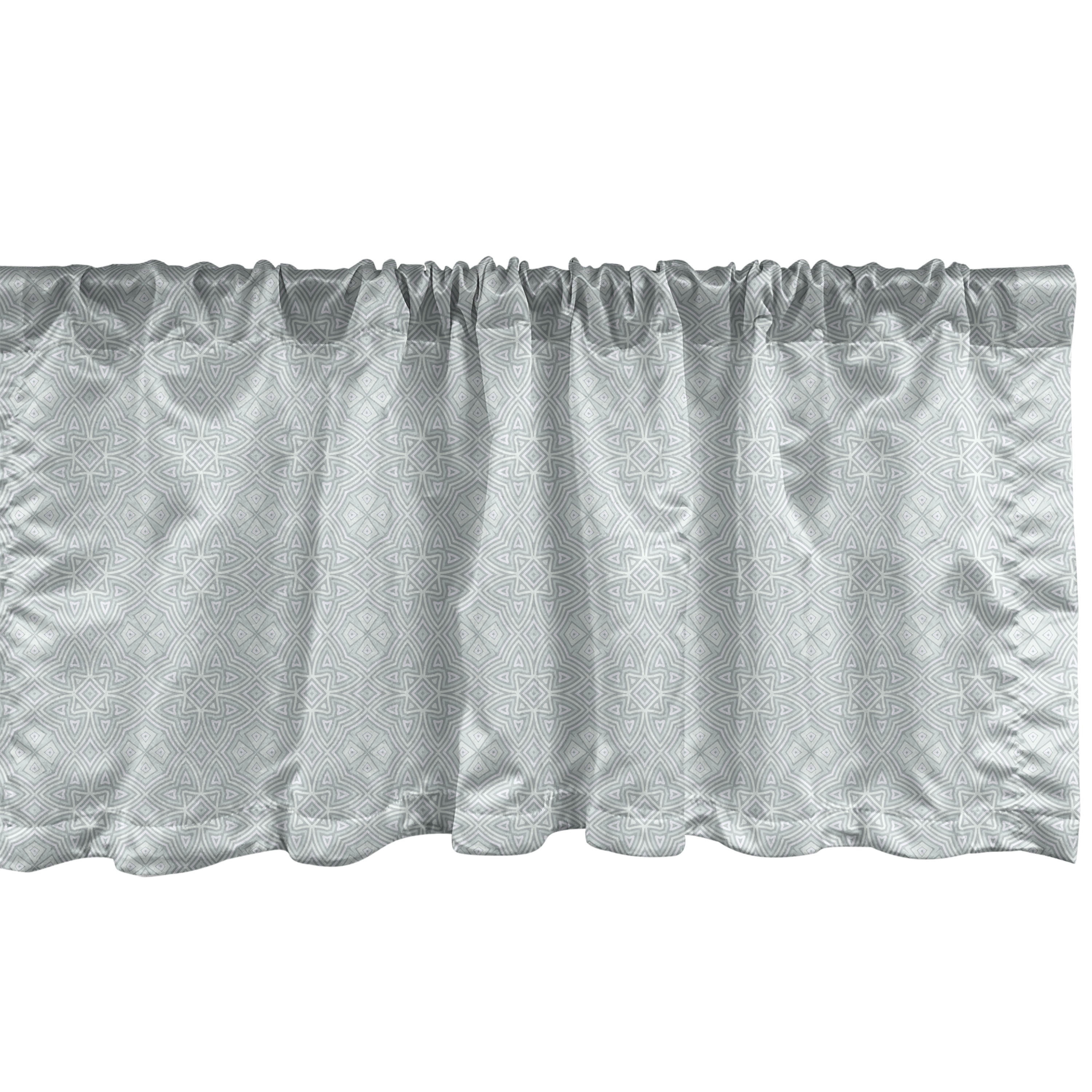 Ambesonne Grey Window Valance, Retro Tribal Celtic Knot, 54" X 12 ...