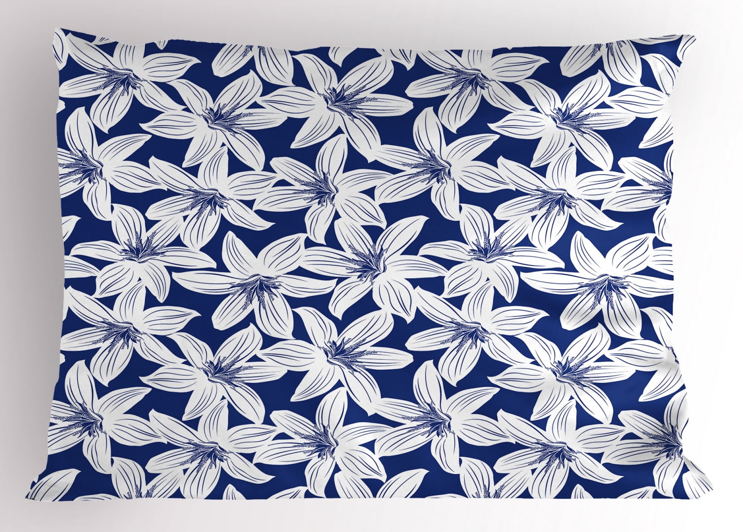 Ambesonne Hawaiian Pillow Sham, Hibiscus Flower Petals, 26" X 20 ...