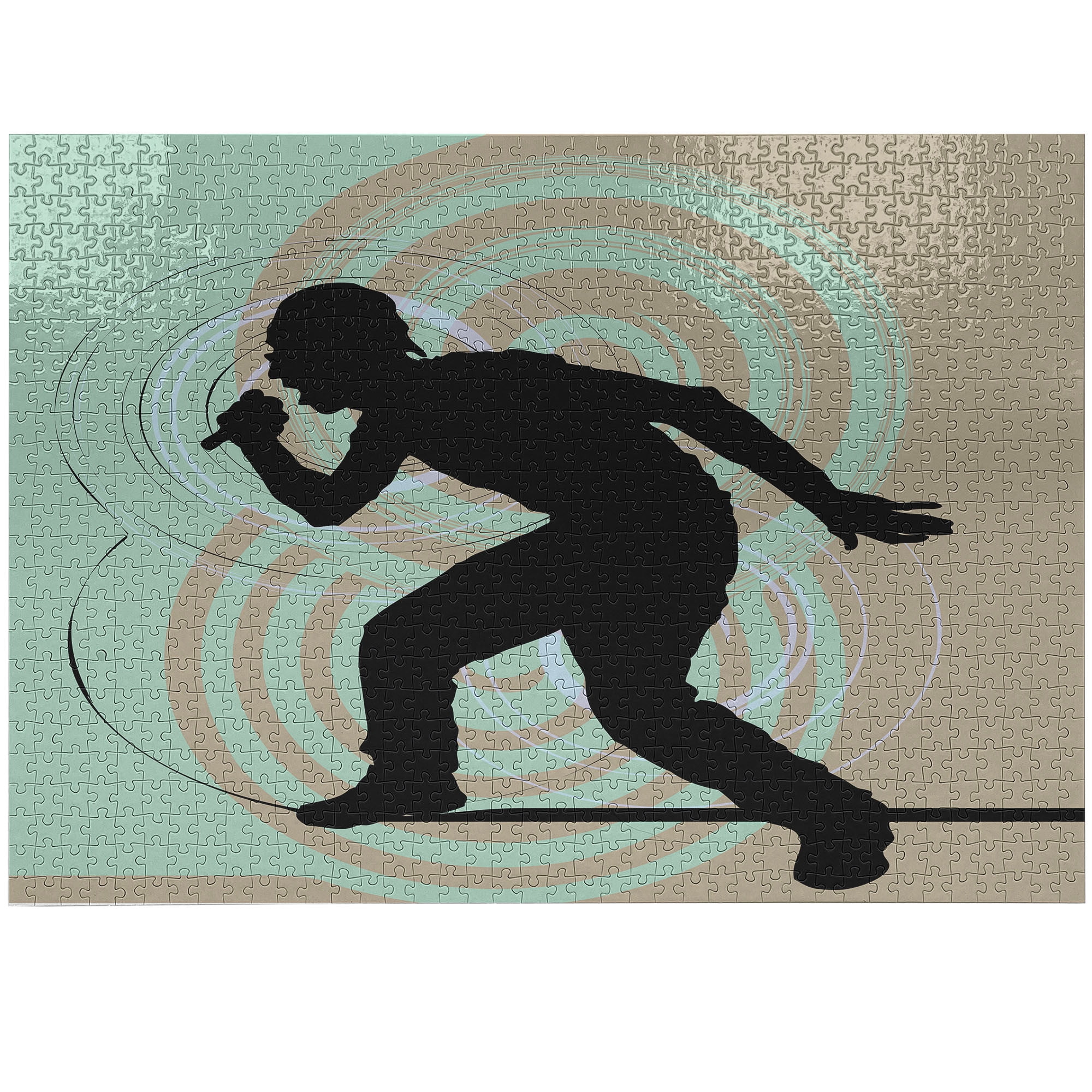 Ambesonne Hip Hop Jigsaw Puzzle Durable Cardboard, Rapper with ...