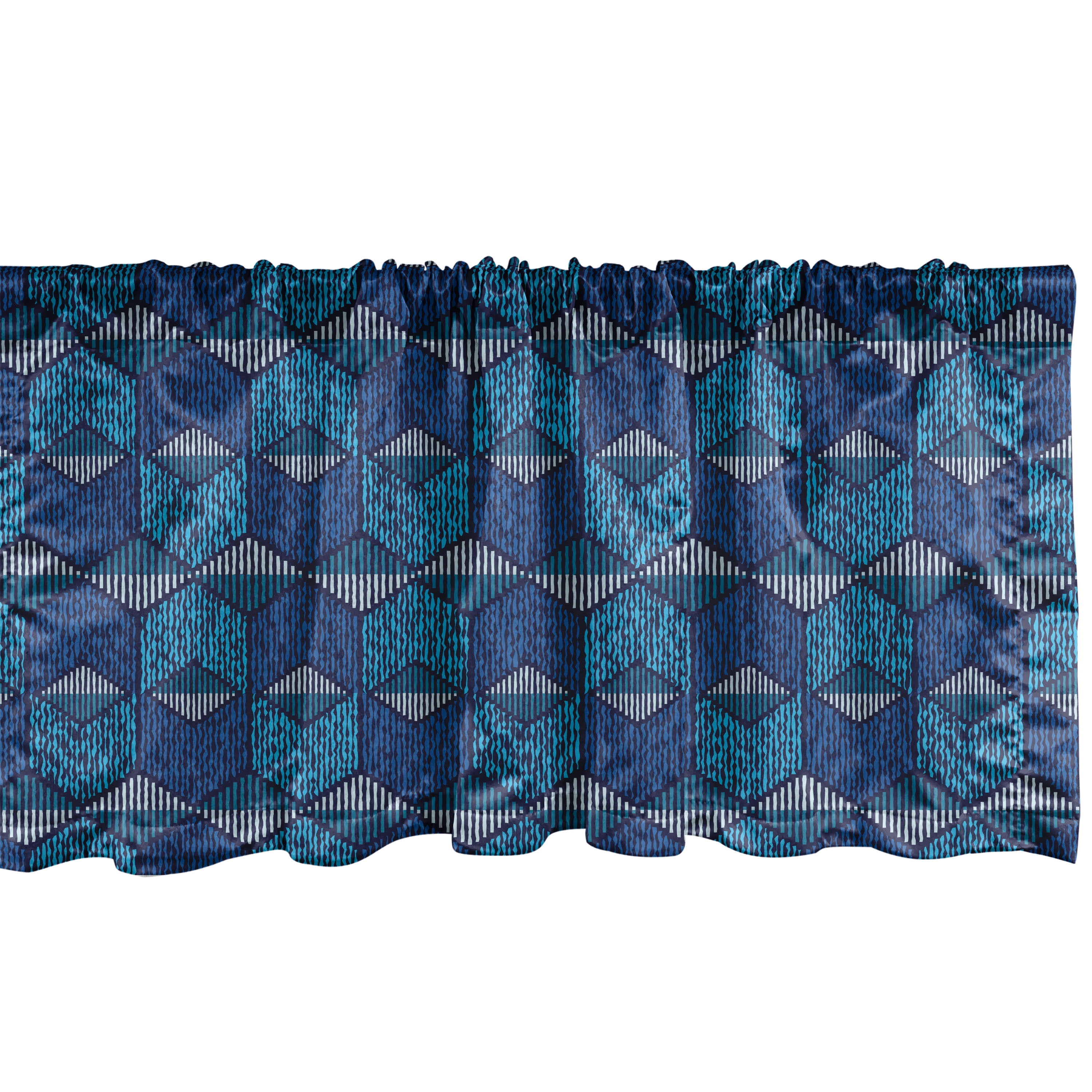 Ambesonne Ikat Window Valance, Vintage Aztec Mexican Cultural Elements ...