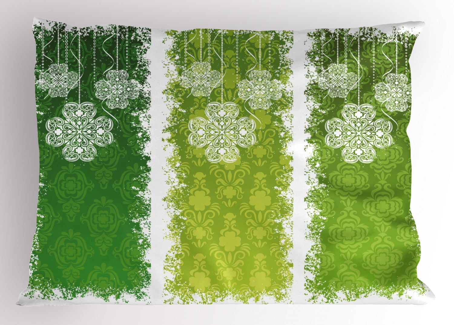 Ambesonne Irish Pillow Sham, Antique Historic Green, 36" X 20 ...