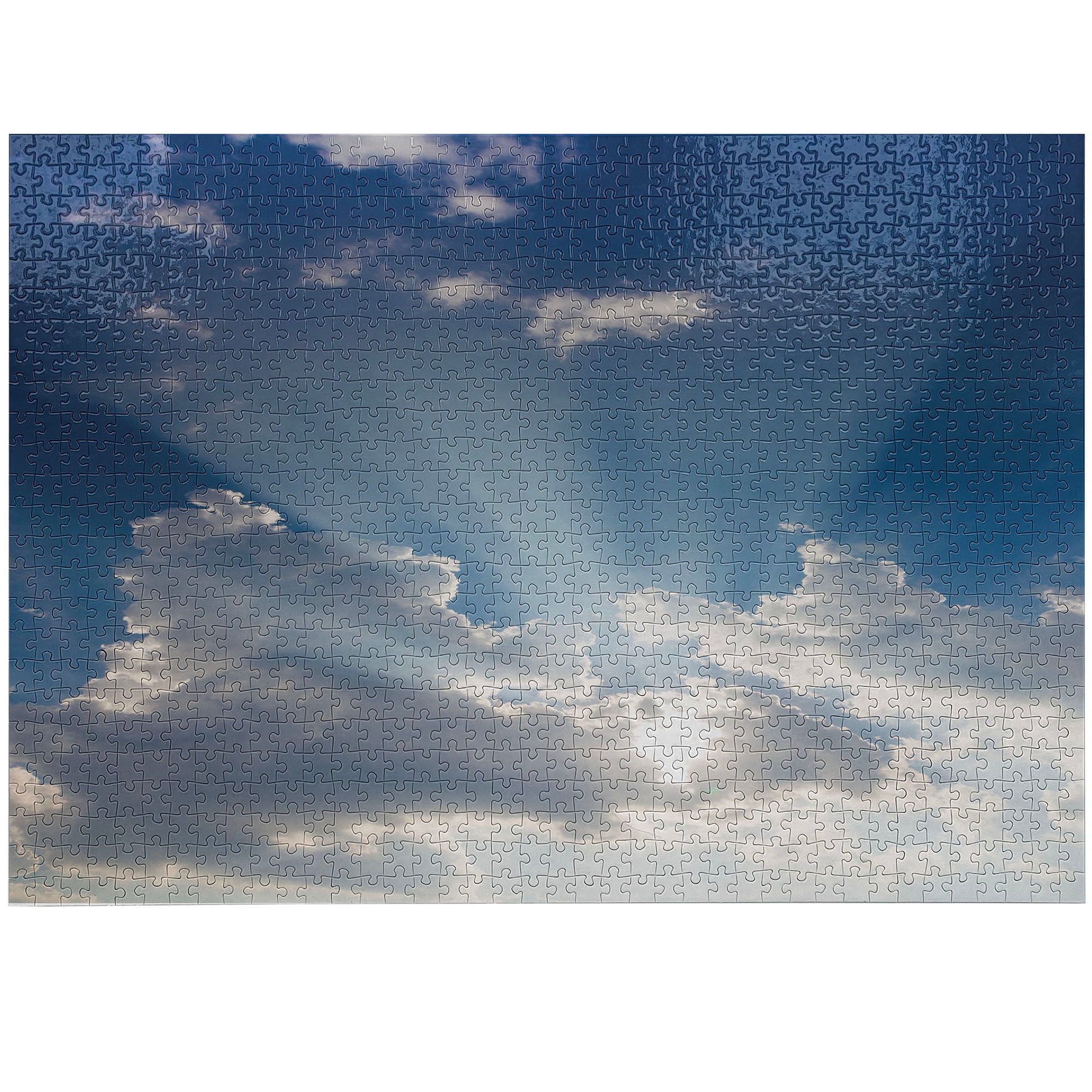 Ambesonne Landscape Jigsaw Puzzle, Clouds Sunny Day Sky, Heirloom ...
