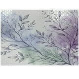 Ambesonne Lavender Jigsaw Puzzle, Dreamy Art Purplish Leaves, Heirloom ...