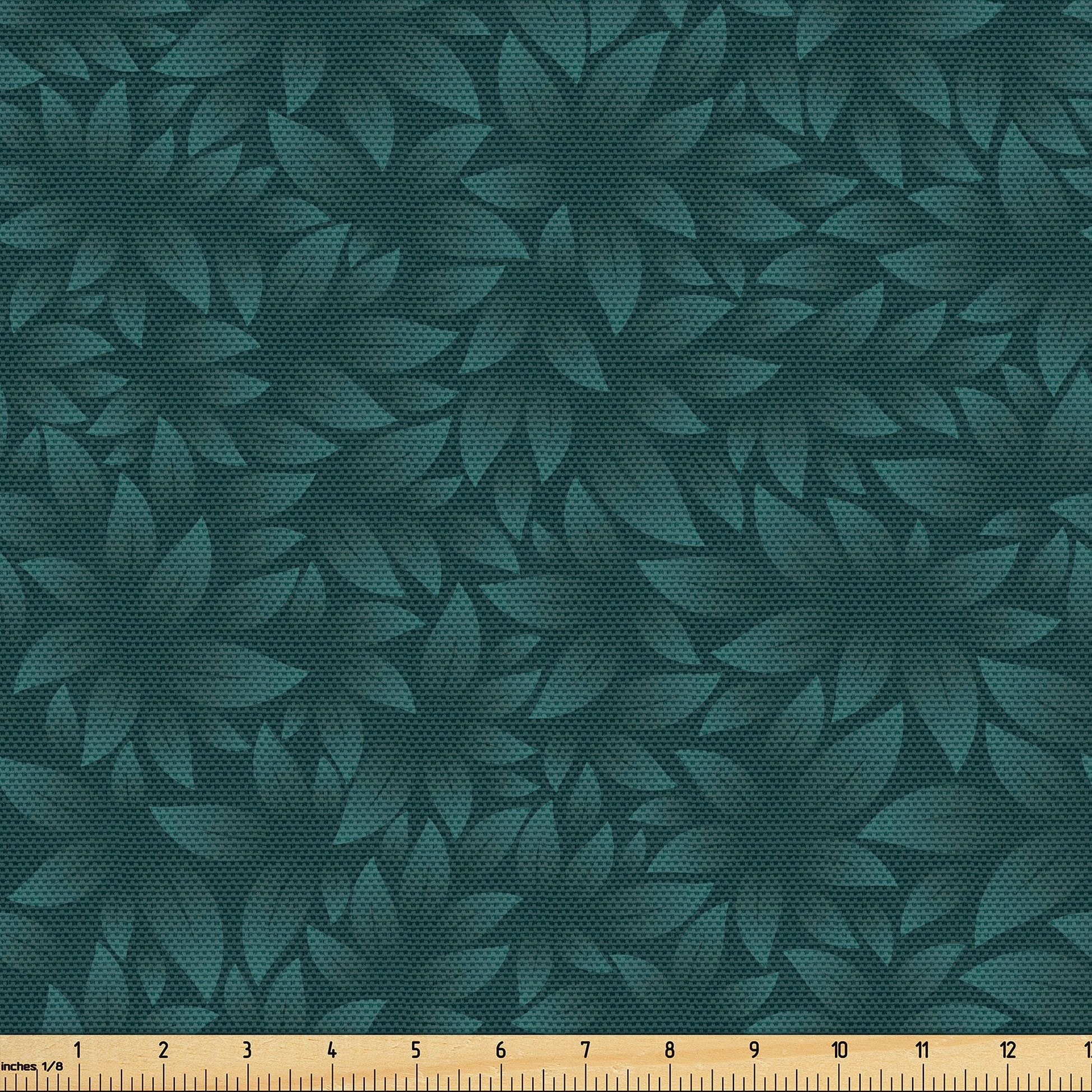 Ambesonne Lead Print Fabric by the Yard Upholstery, Minimalist Forest ...