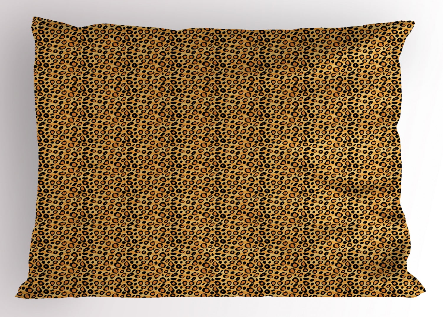 Ambesonne Leopard Print Pillow Sham, Wild Feline Tile, 26" X 20 ...