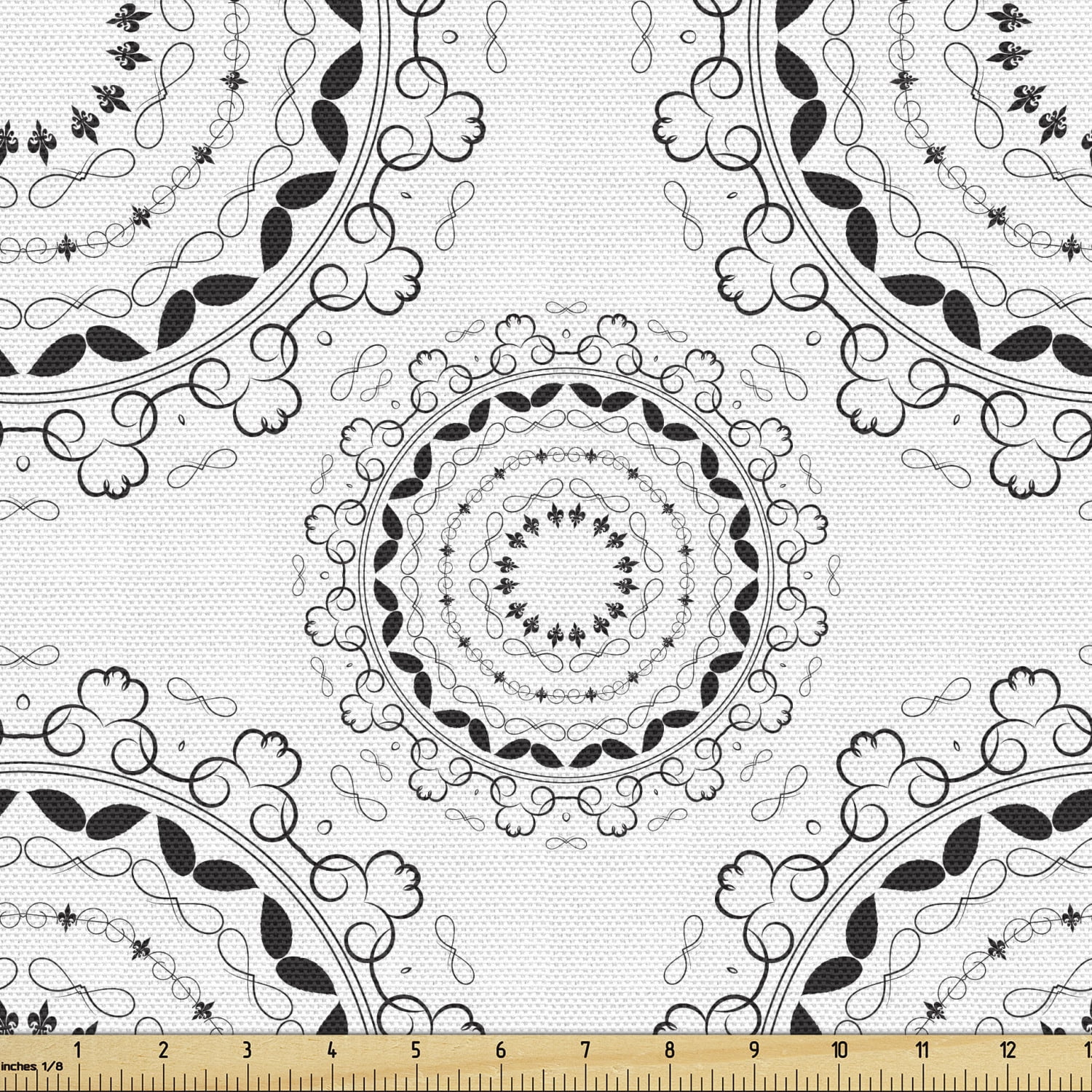 Ambesonne Mandala Fabric by the Yard Upholstery, Vintage Universe ...